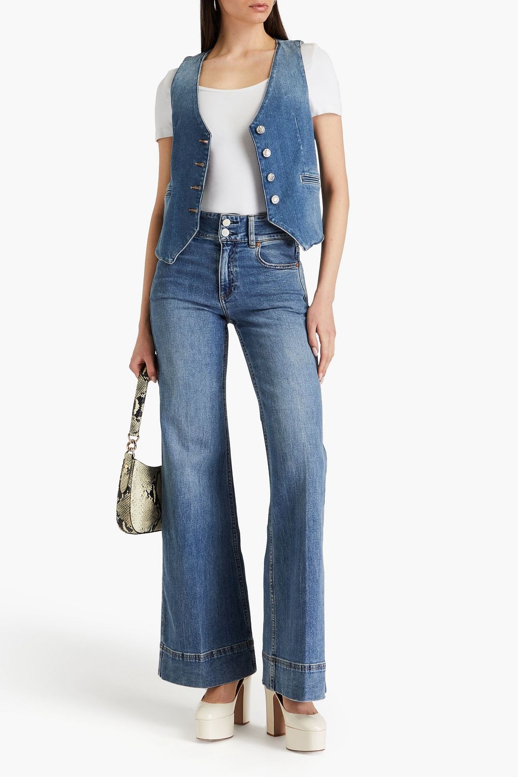 ALICE + OLIVIA Missa high-rise flared jeans | THE OUTNET