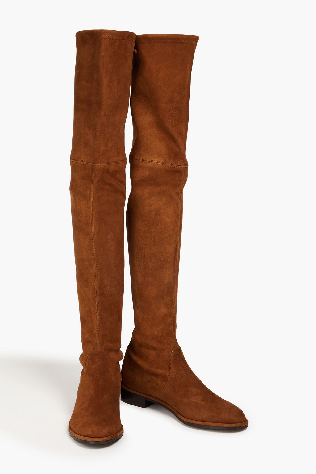 STUART WEITZMAN Stretch-suede thigh boots | THE OUTNET