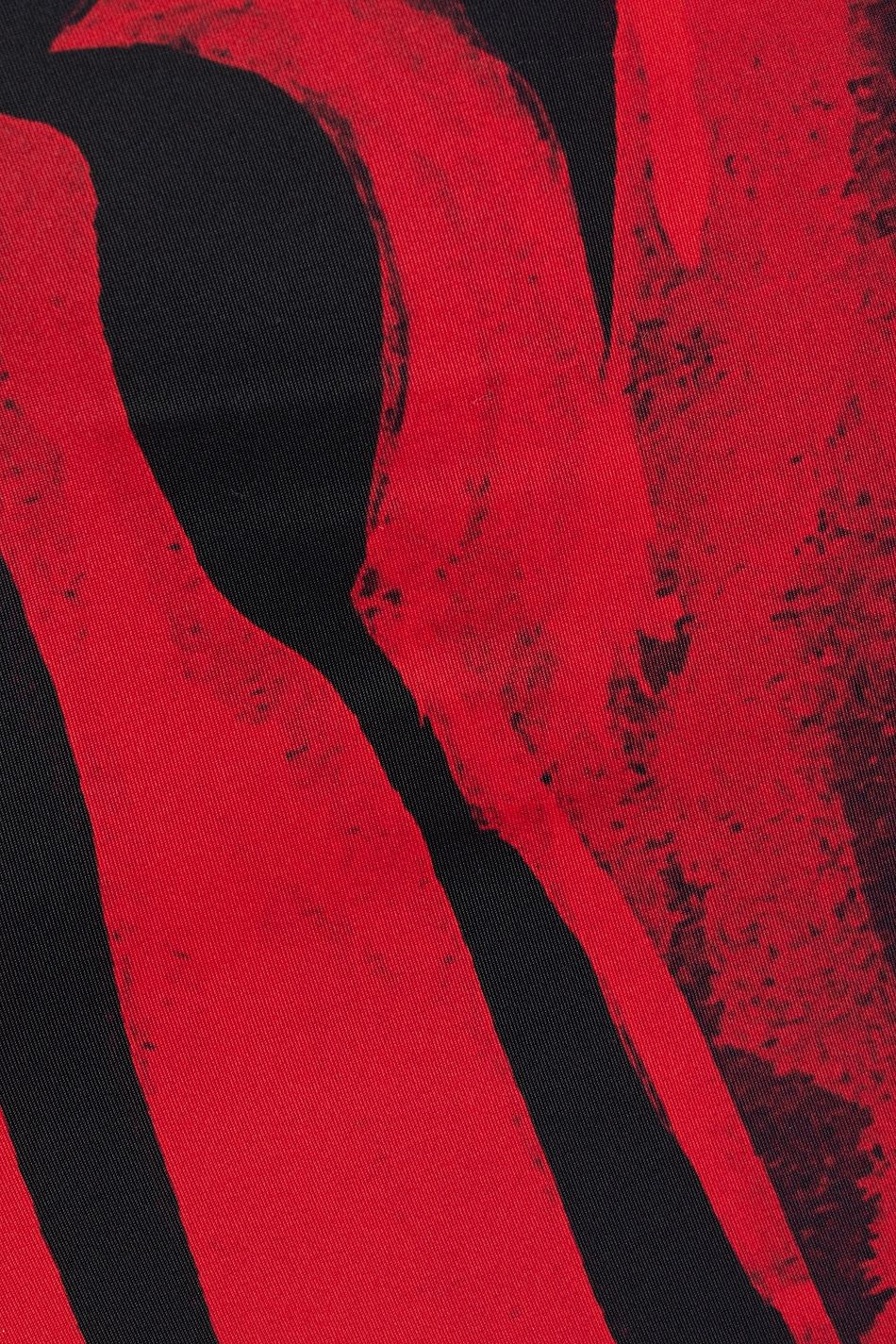 LOUISA BALLOU Ring-embellished printed stretch-jersey mini skirt | THE ...