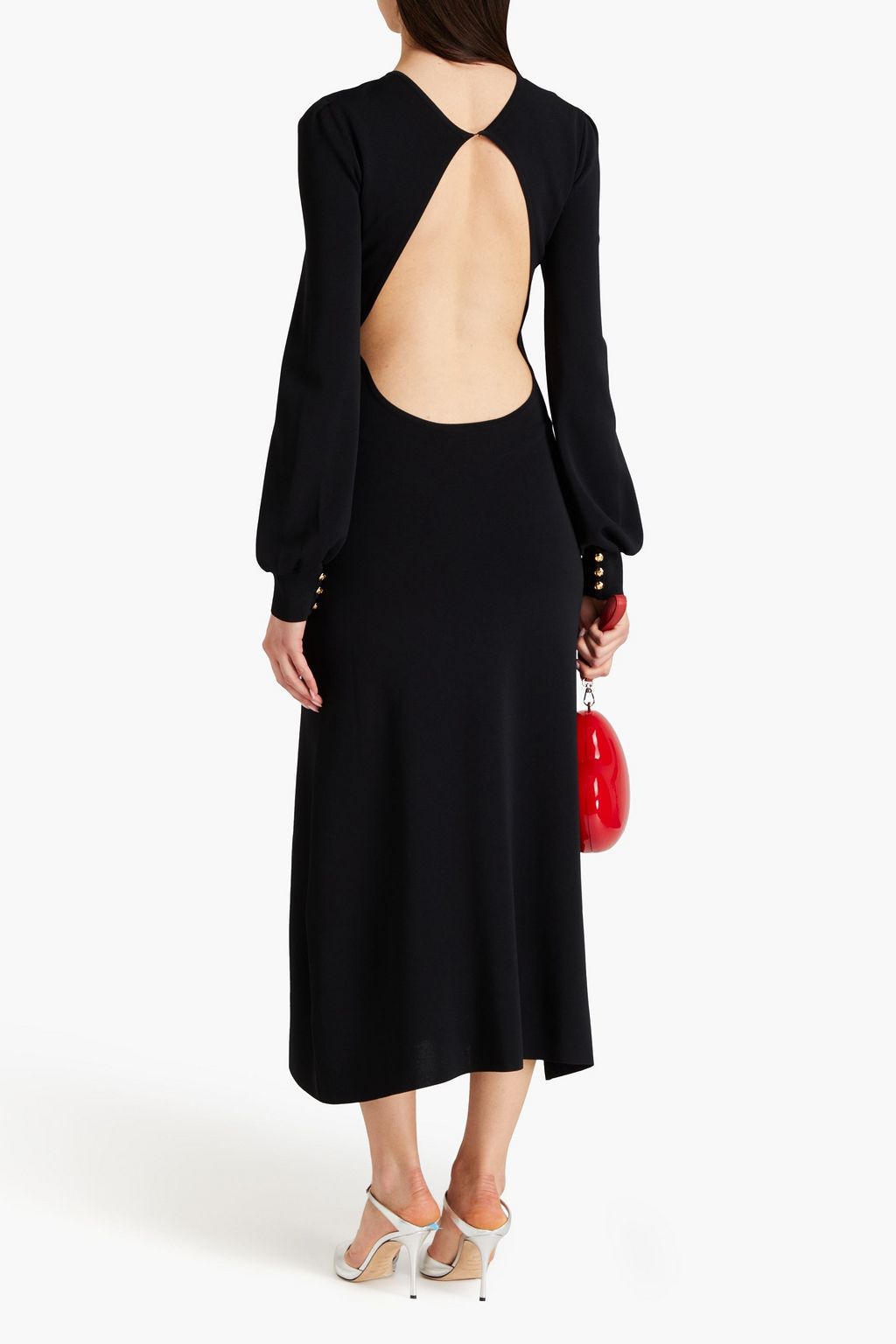 GUCCI Open-back knitted midi dress | THE OUTNET