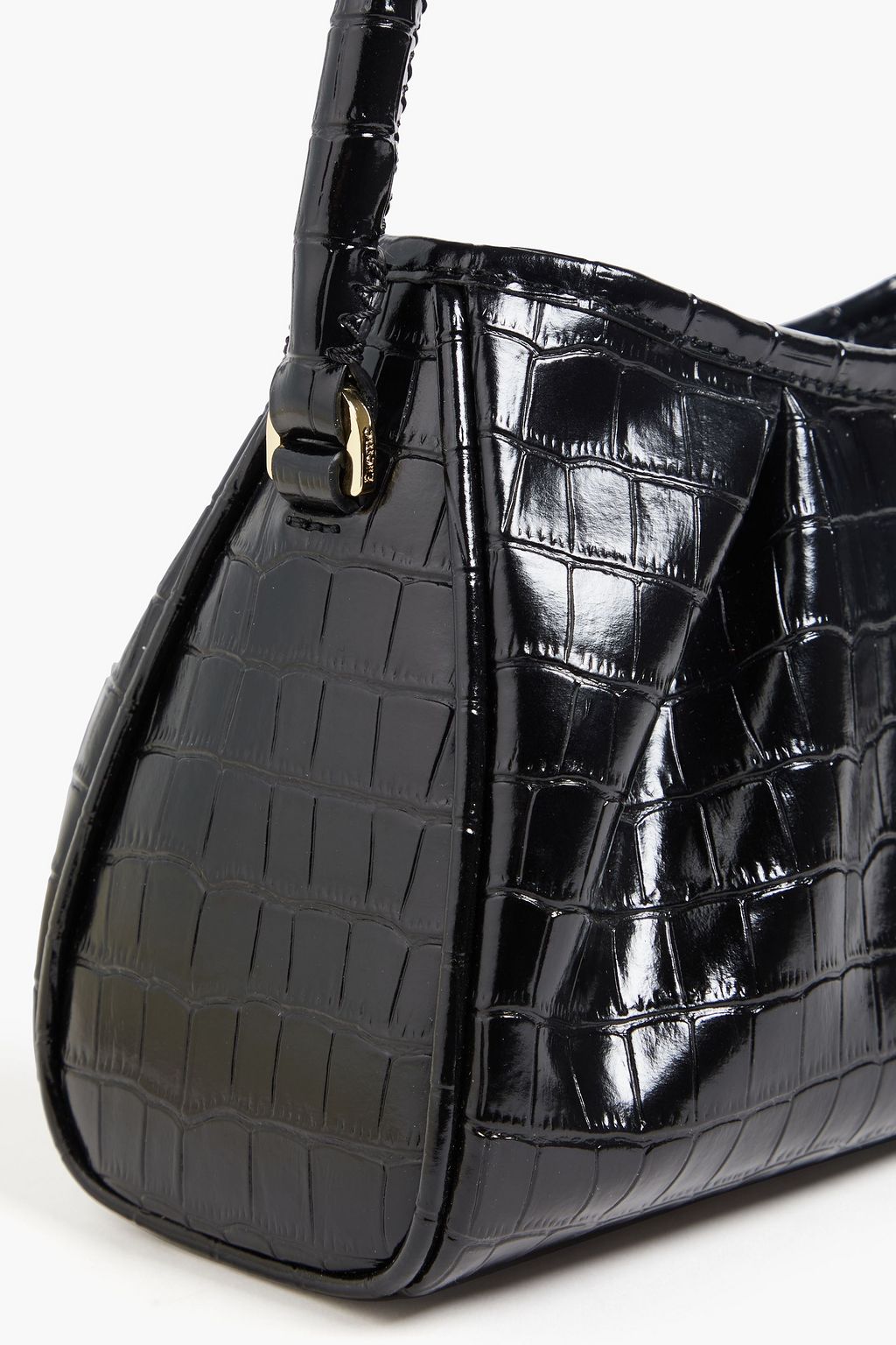 ELLEME Dimple croc-effect leather shoulder bag | THE OUTNET