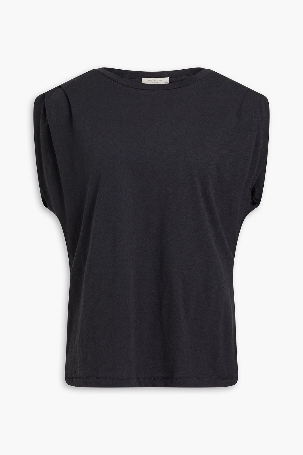 RAG & BONE Pleated Pima cotton-jersey tank | THE OUTNET