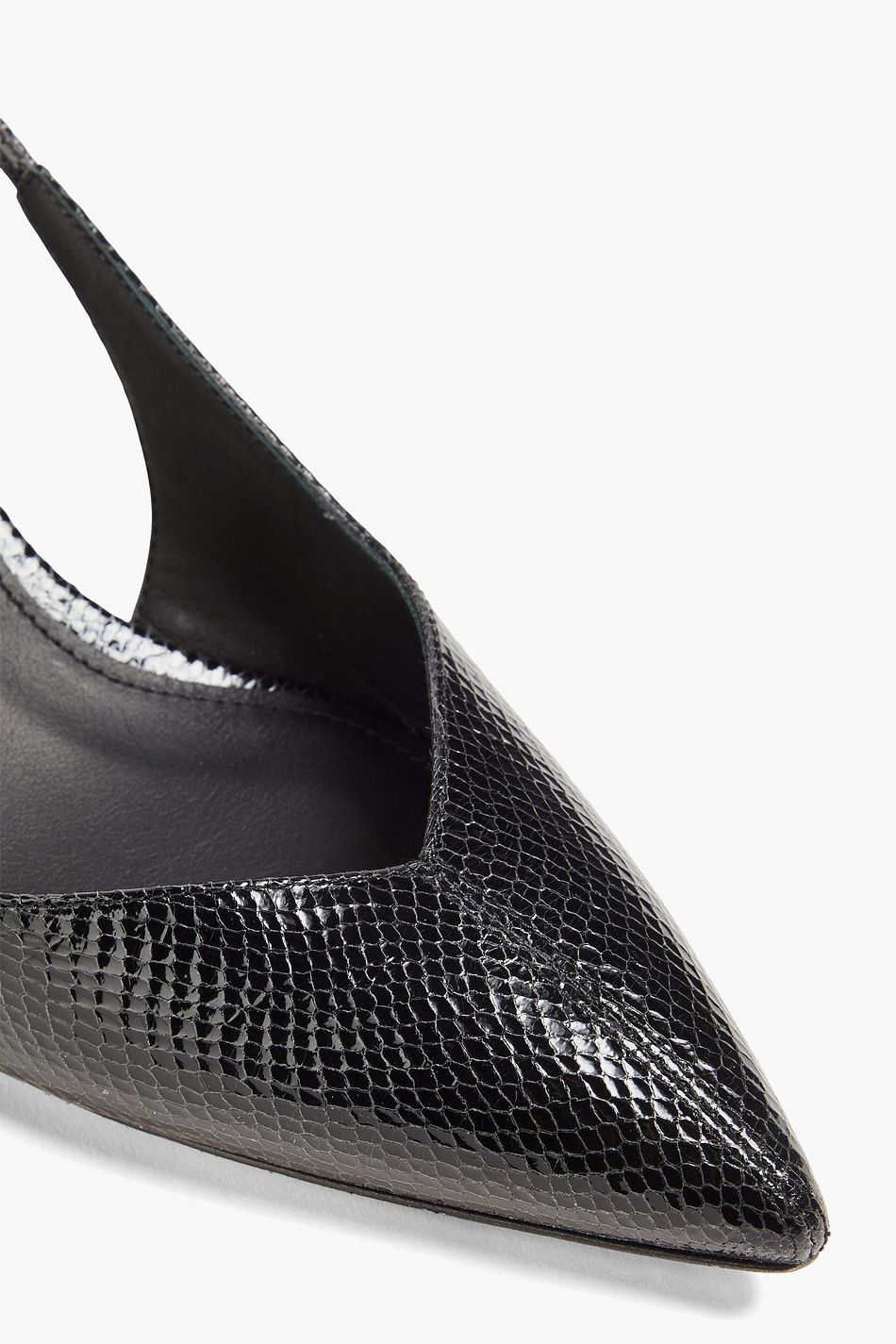ISABEL MARANT Pesar snake-effect leather pumps | THE OUTNET