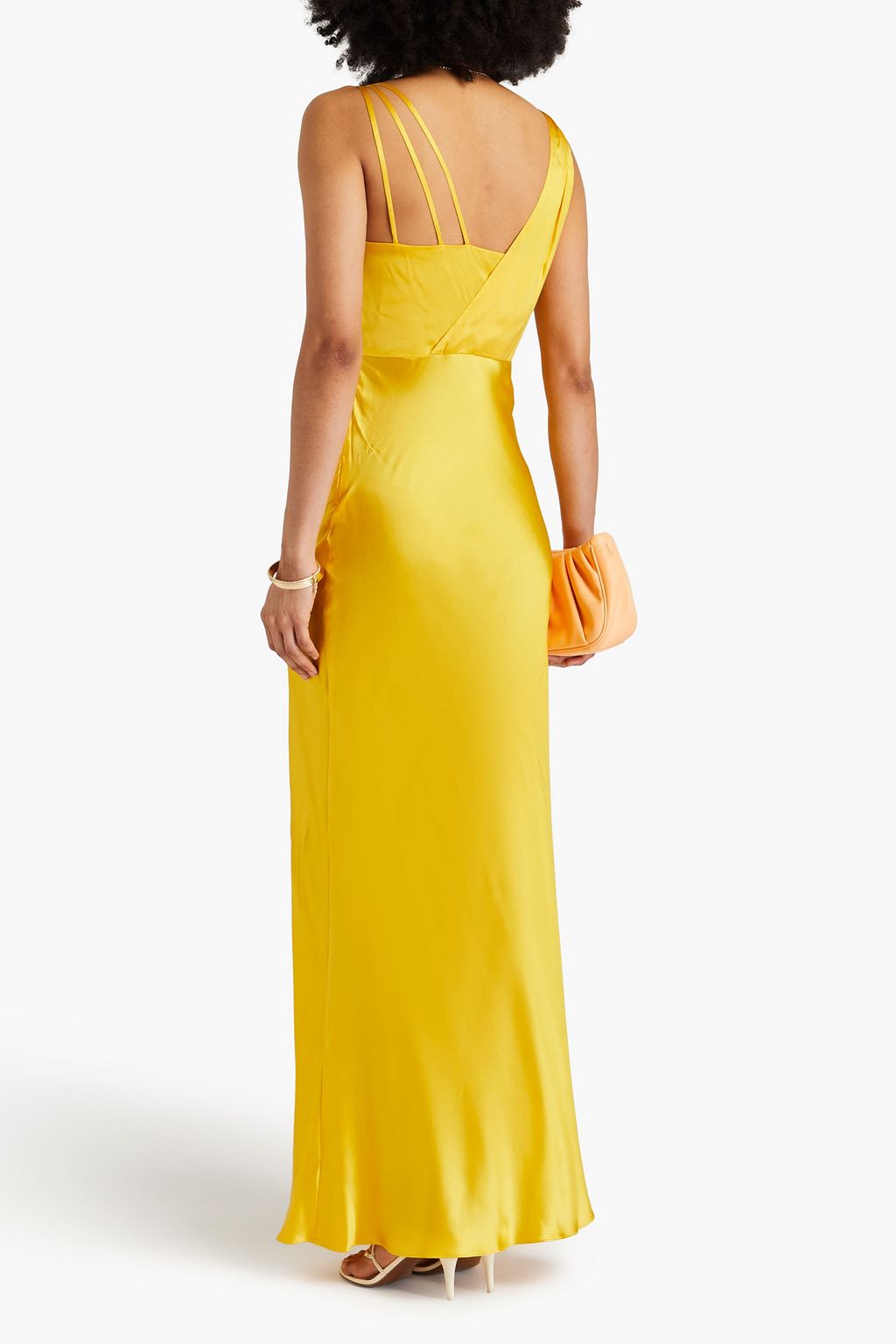 VERONICA BEARD Sanderson silk-blend satin maxi dress | THE OUTNET