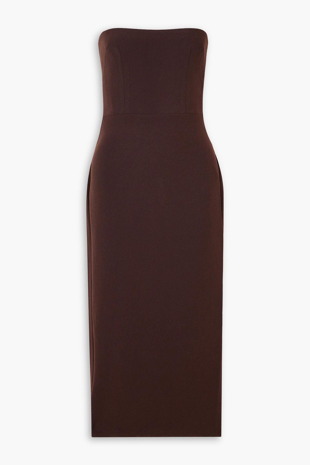 ALEX PERRY Callan strapless stretch-crepe midi dress | THE OUTNET