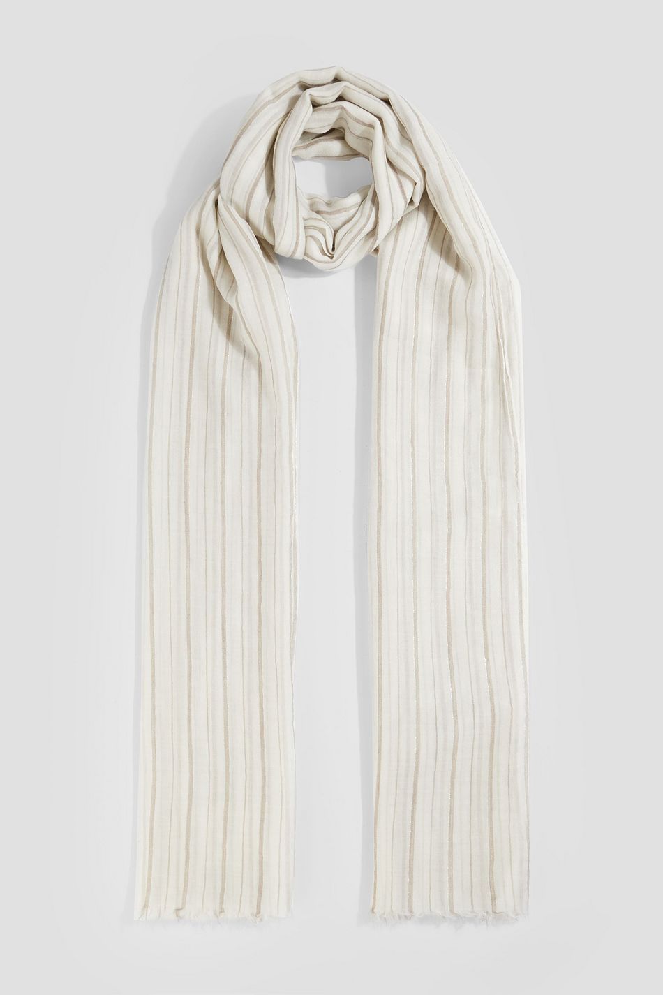 BRUNELLO CUCINELLI Striped cashmere scarf | THE OUTNET