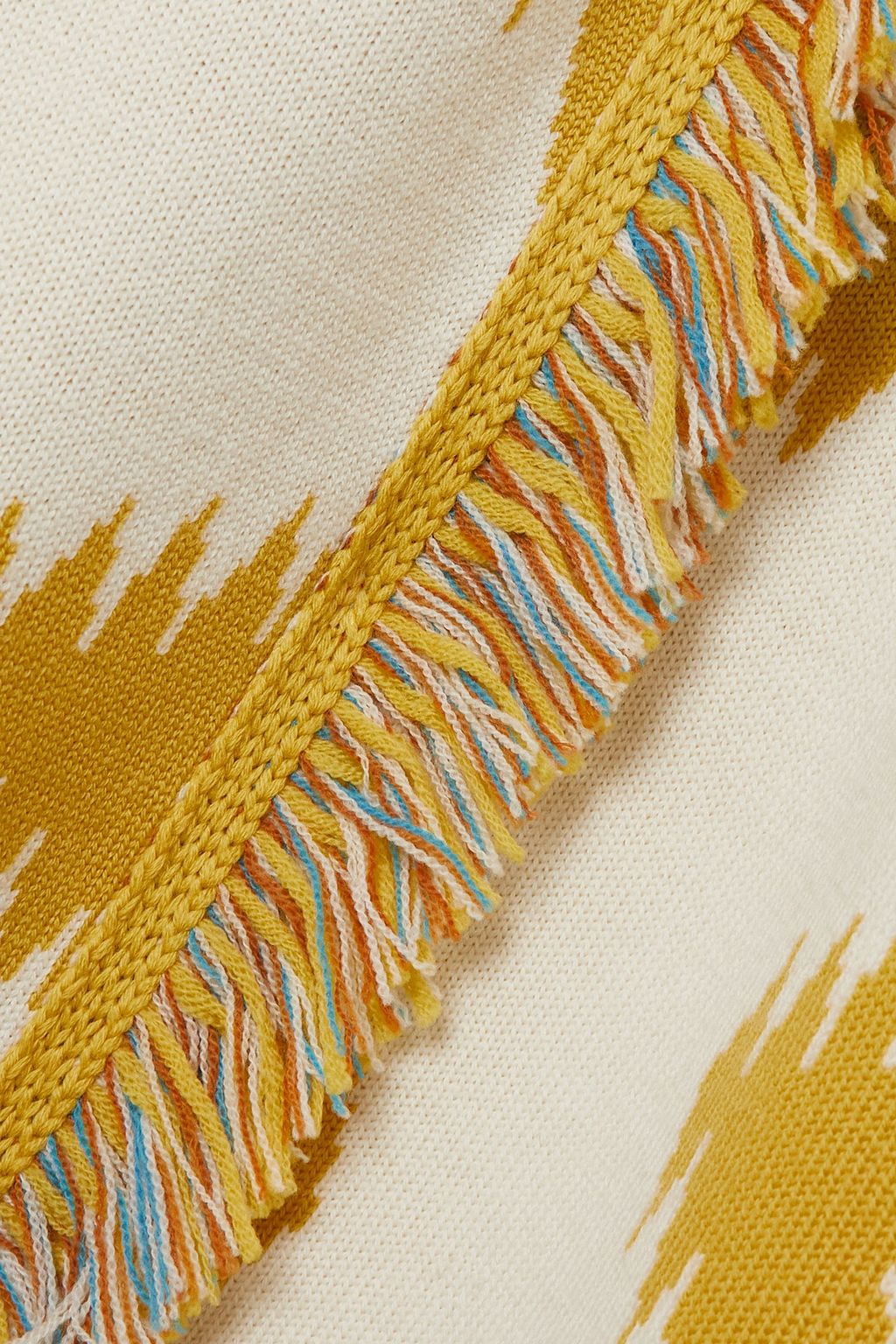 ALANUI Icon belted fringed wool-jacquard coat | THE OUTNET