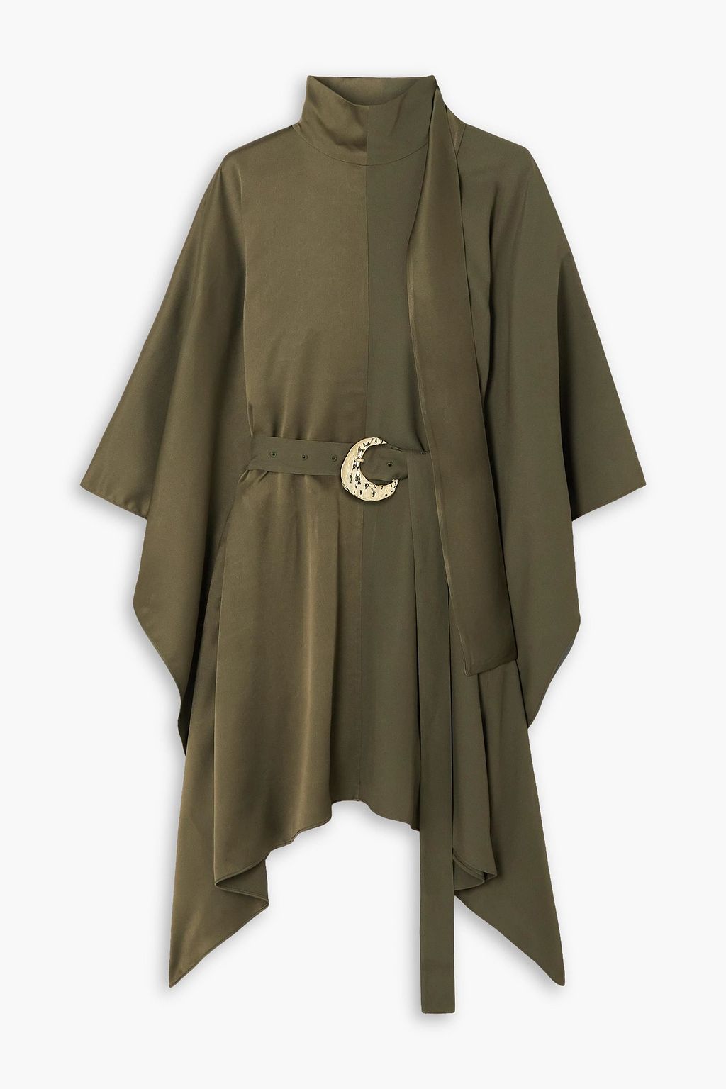 TALLER MARMO El Sol belted asymmetric crepe kaftan dress | THE OUTNET