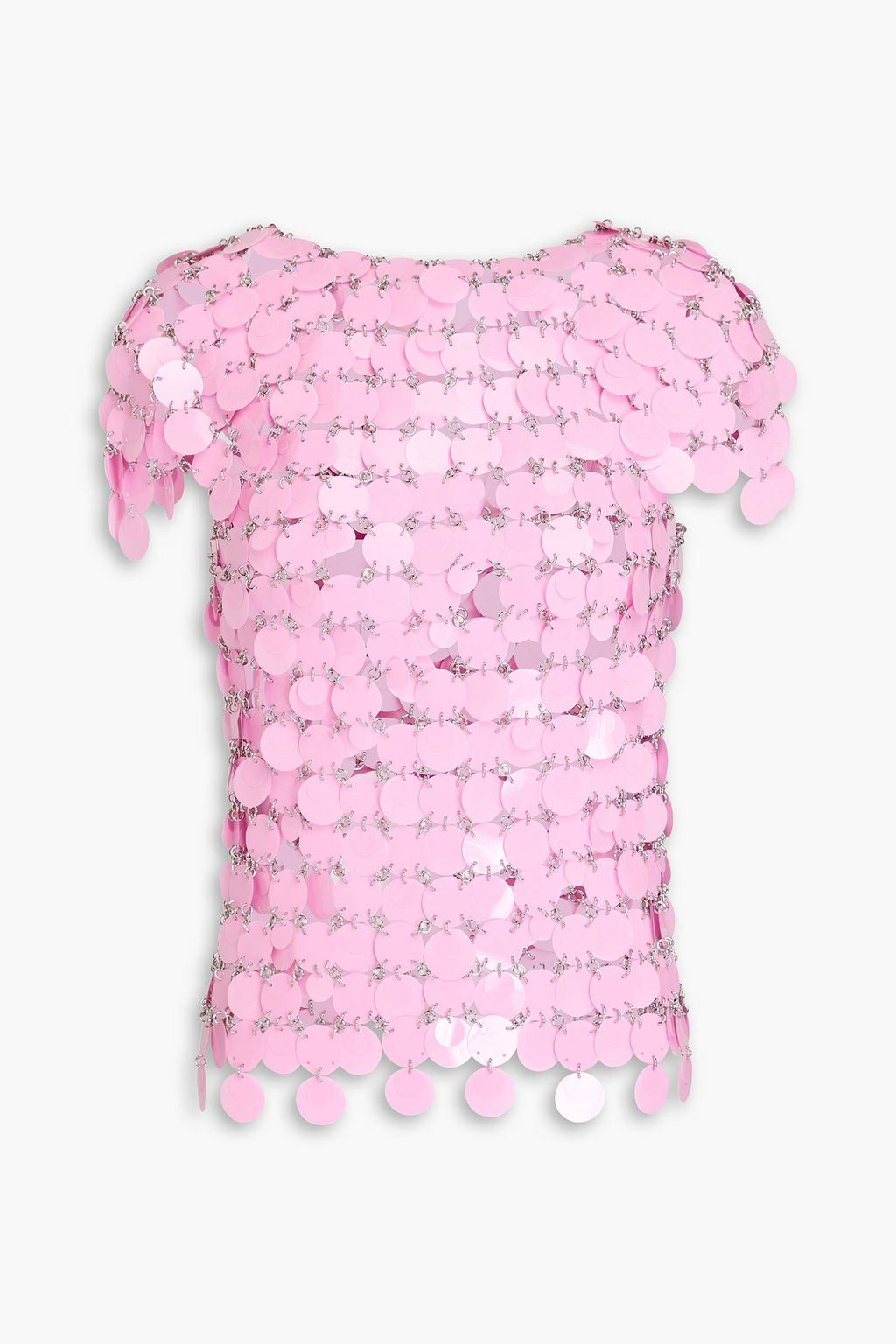 RABANNE Chainmail PVC top | THE OUTNET