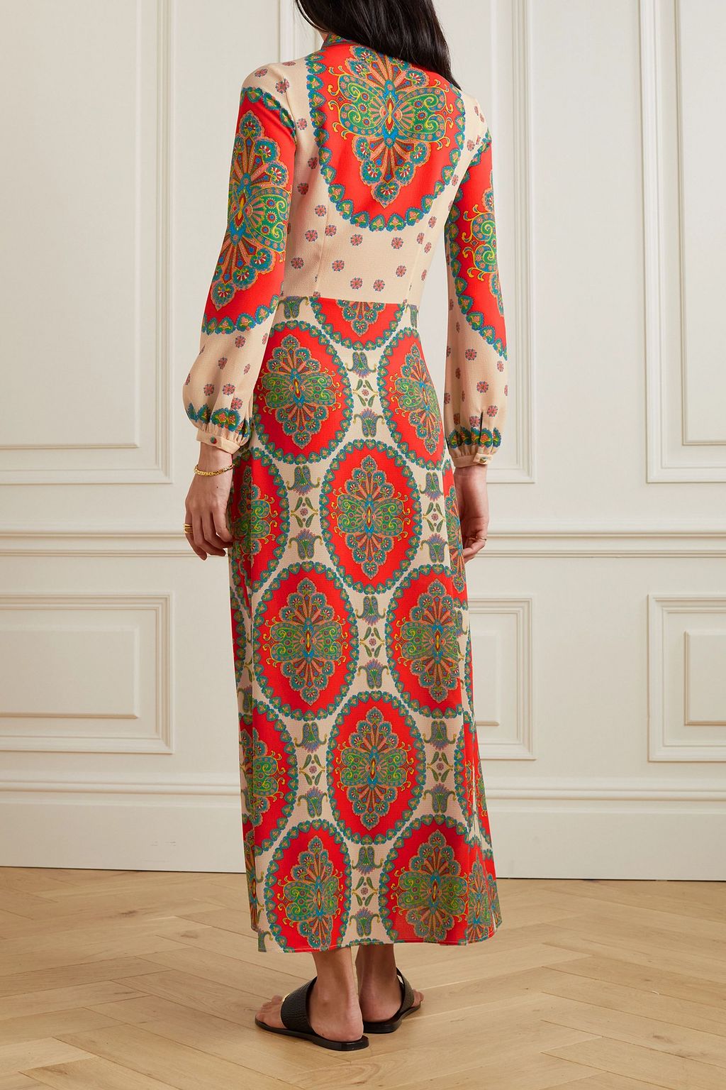 ETRO Tuiga paisley-print crepe maxi dress | THE OUTNET