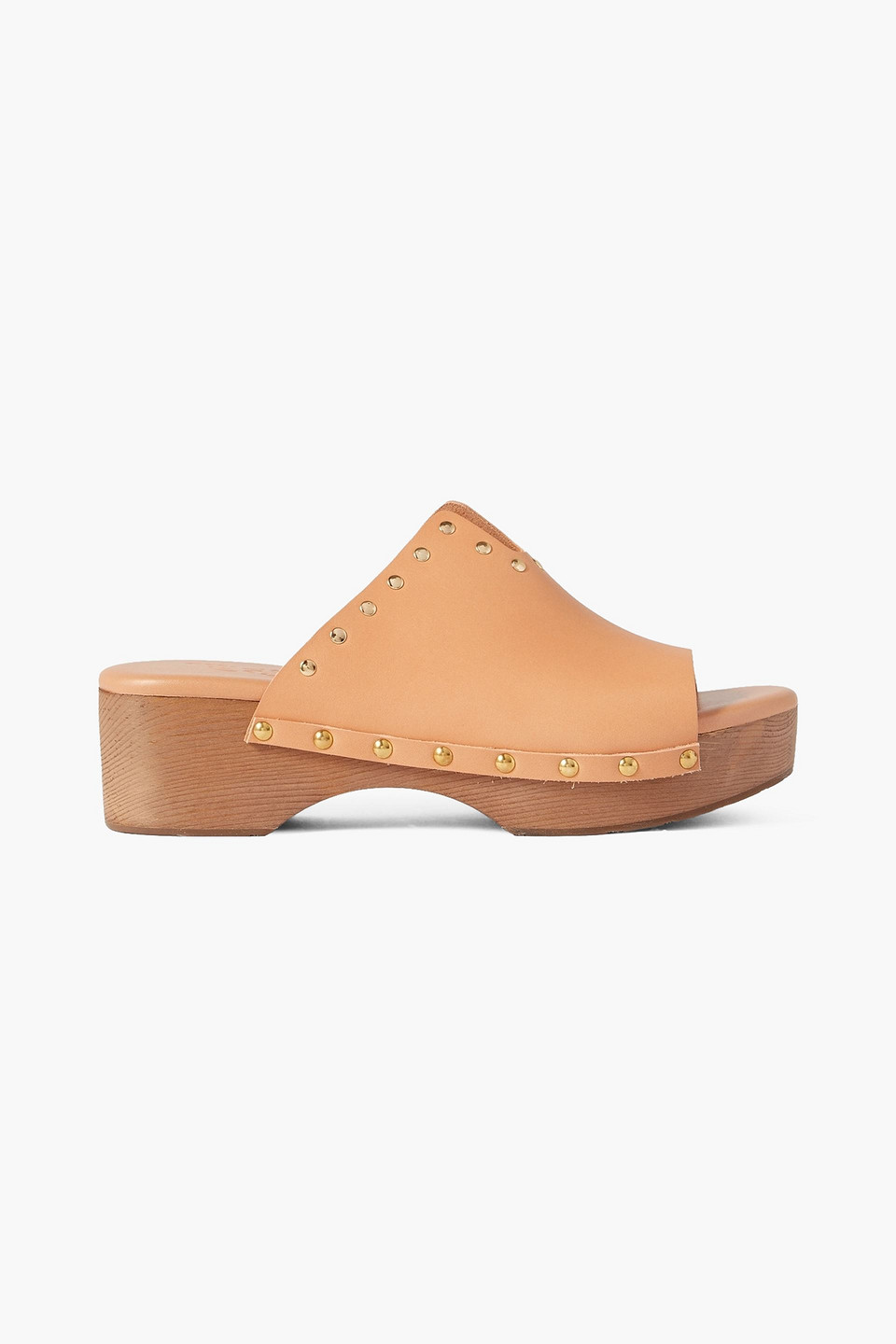 Ancient Greek Sandals Sagini leather platform clogs | Smart Closet