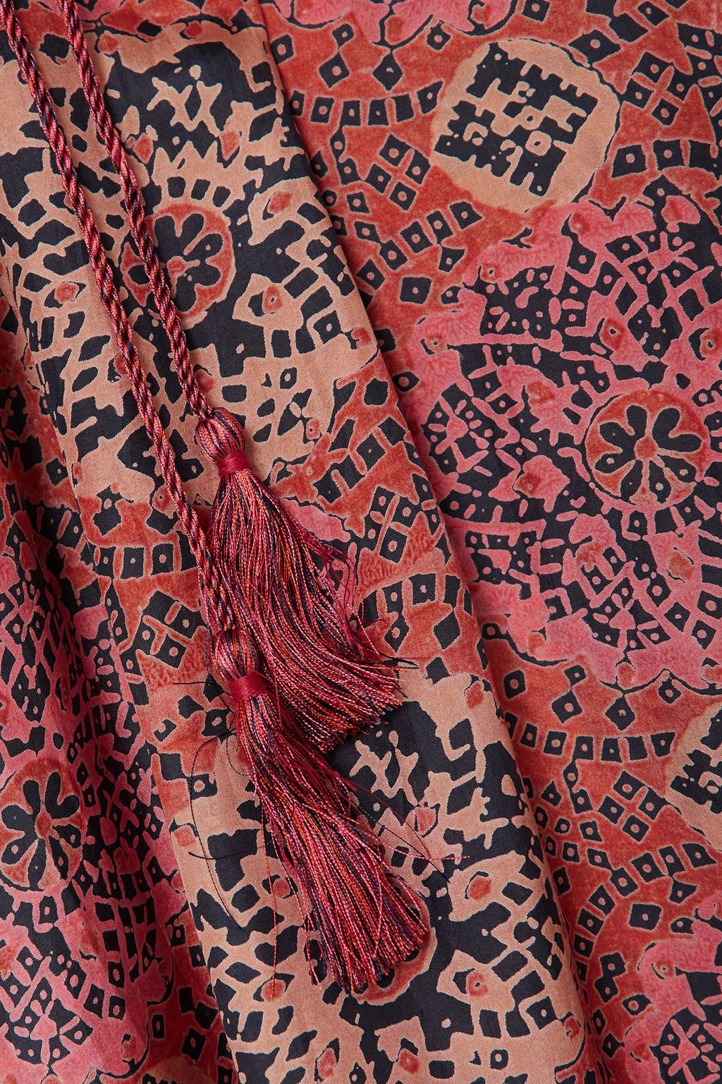 HANNAH Stella silk-habotai kaftan | THE OUTNET