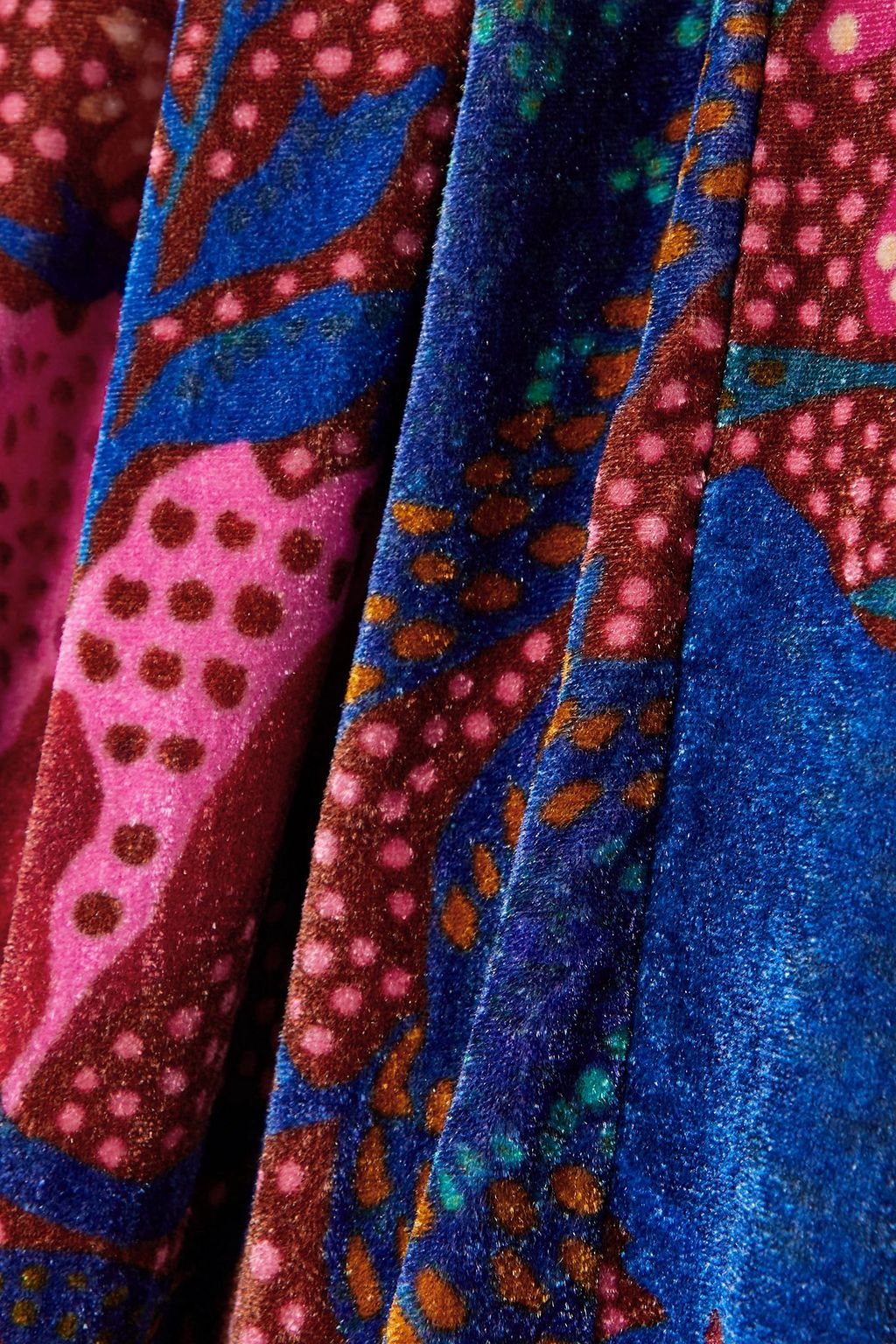 FARM RIO Floral-print velvet jumpsuit | THE OUTNET