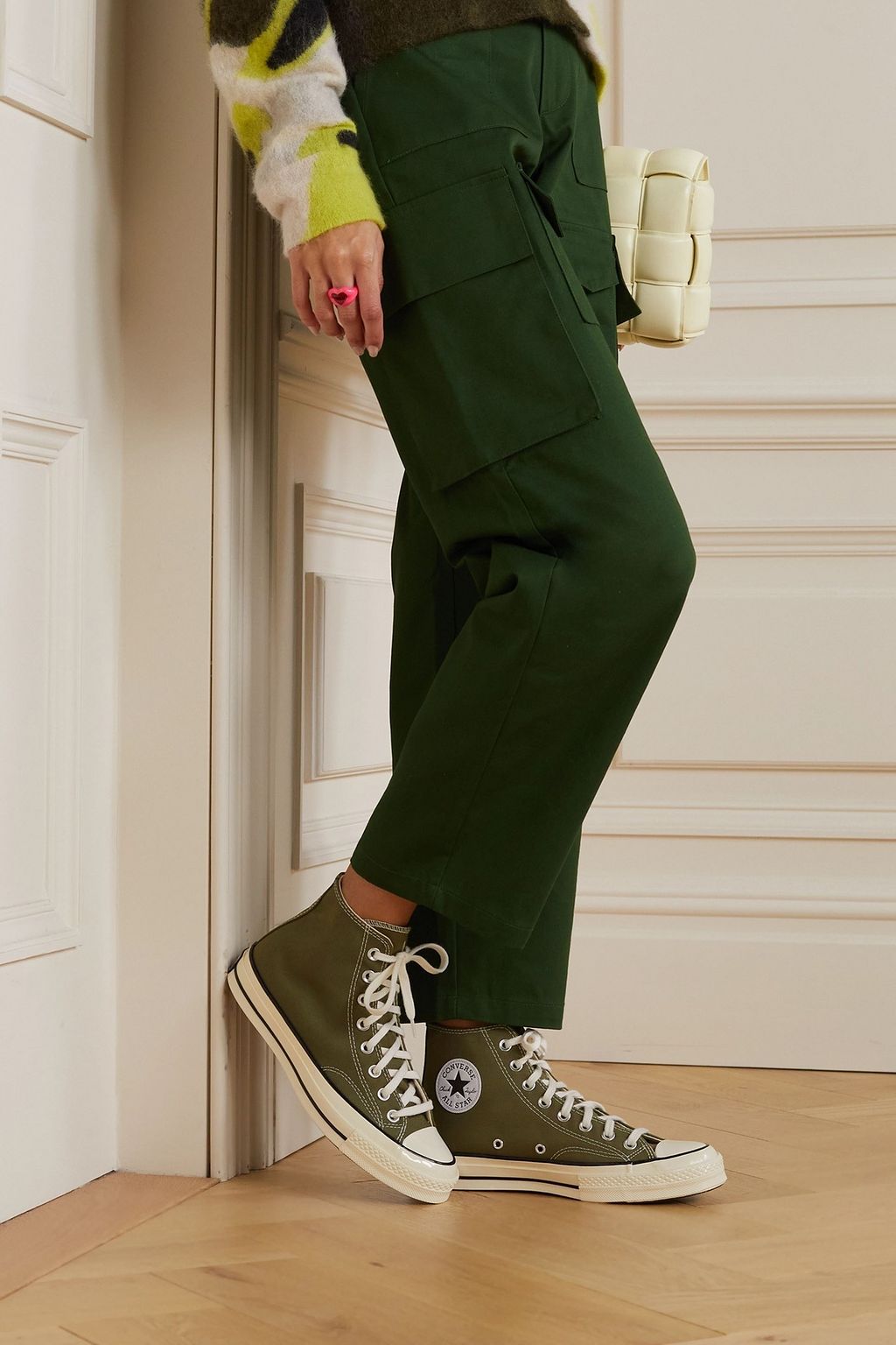 CONVERSE Canvas high-top sneakers | THE OUTNET