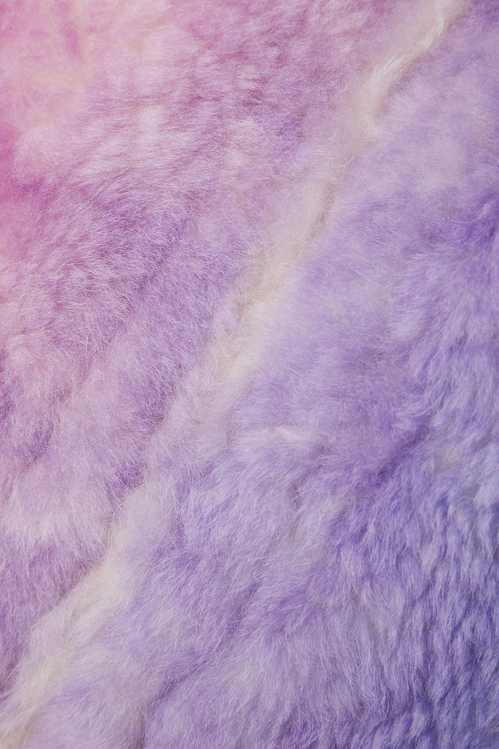 ERL Tie-dyed shearling coat | THE OUTNET