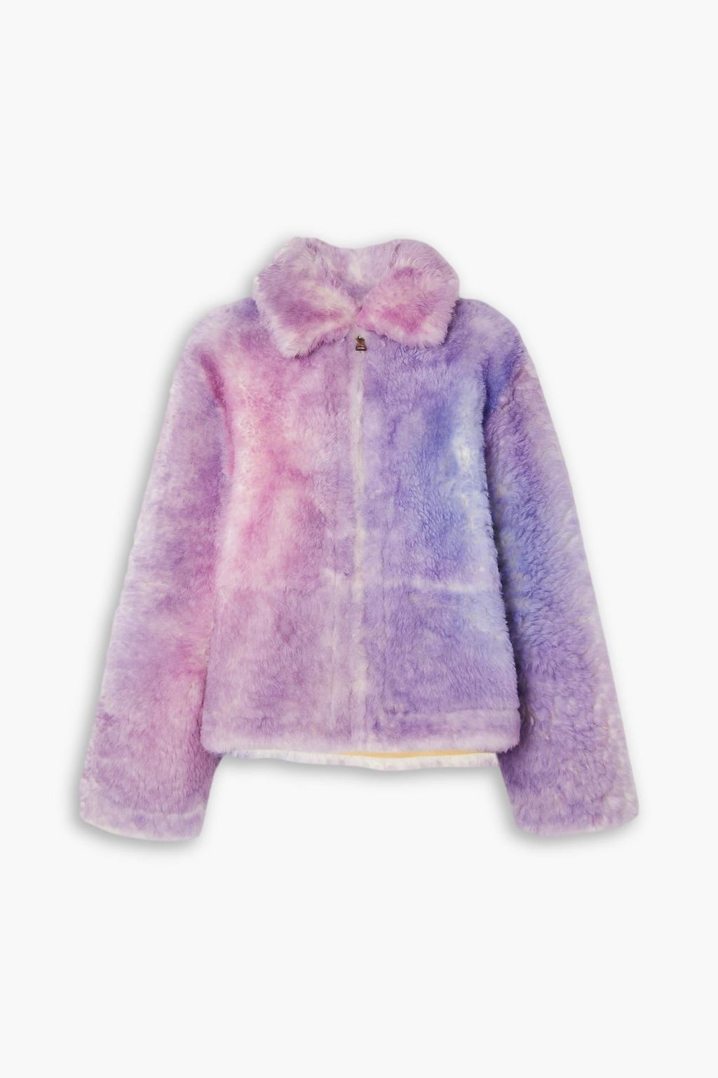 ERL Tie-dyed shearling coat | THE OUTNET