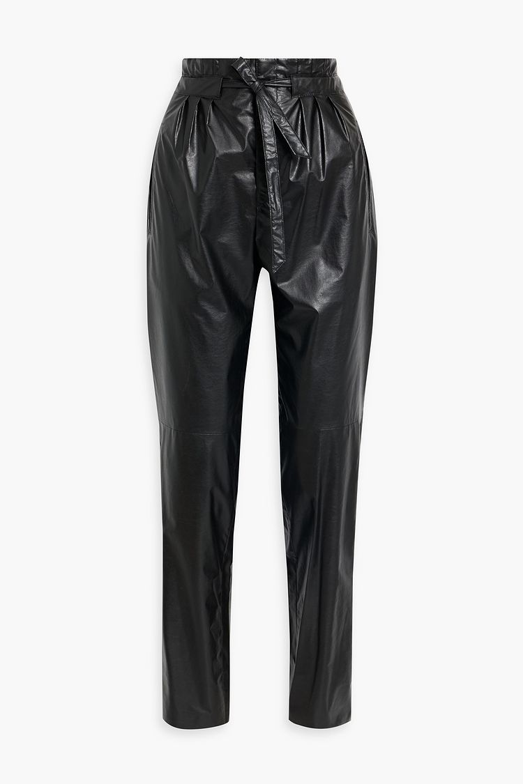 ISABEL MARANT Durad faux leather tapered pants | THE OUTNET