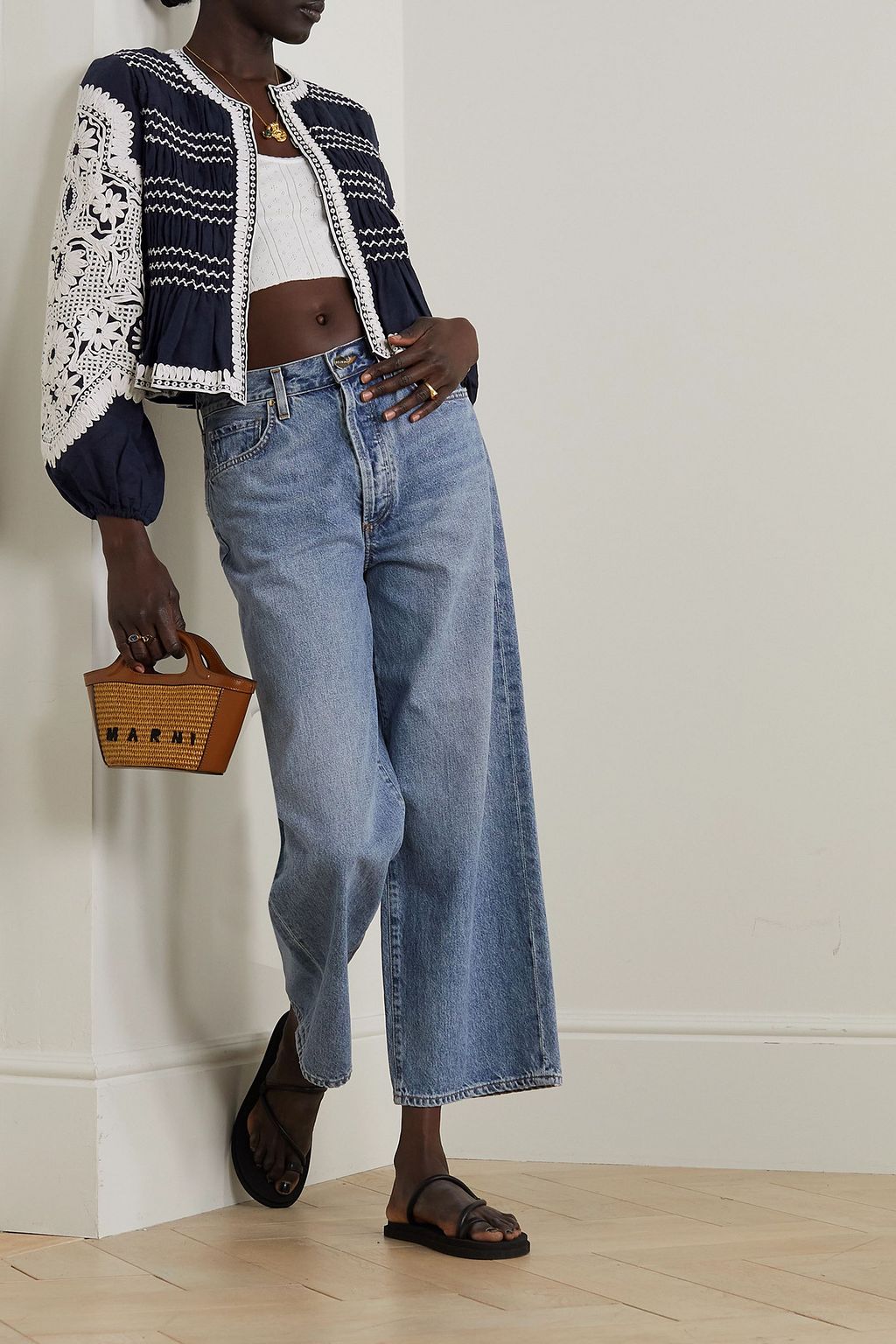 VERONICA BEARD Dorian Jacke aus Voile aus einer Baumwoll-Leinenmischung ...