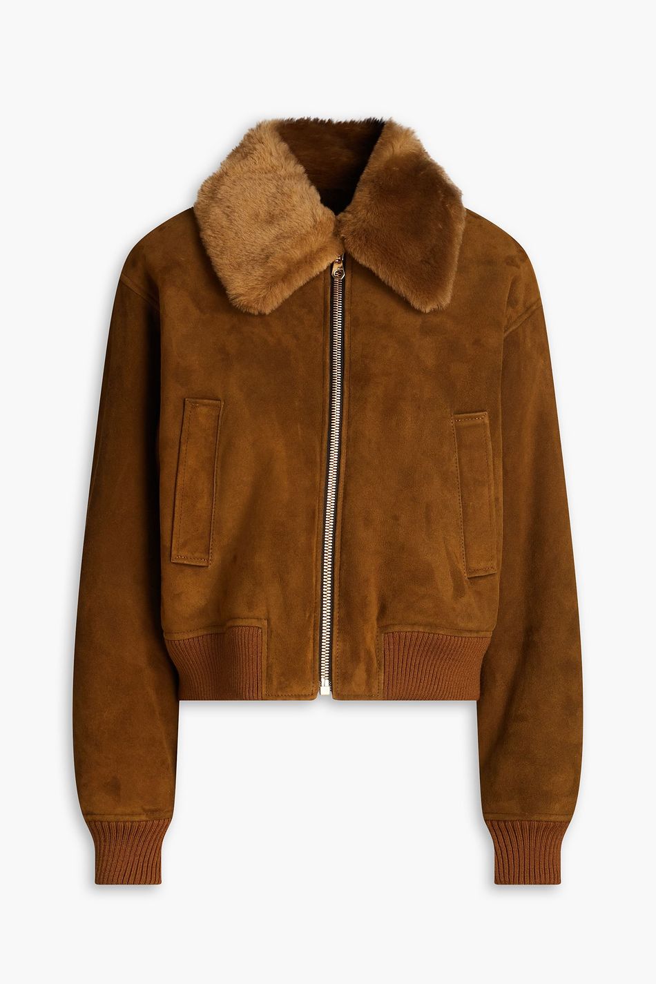 SANDRO Shearling jacket | THE OUTNET