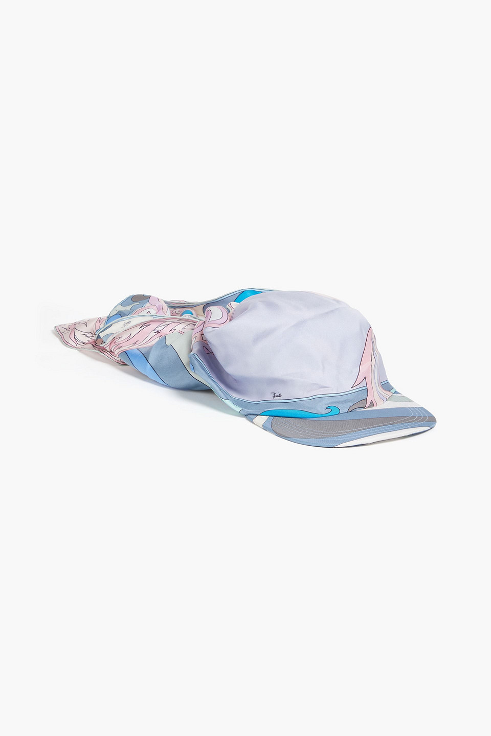 Pucci Logo-print Satin-twill Hat In Lavendelfarben | ModeSens