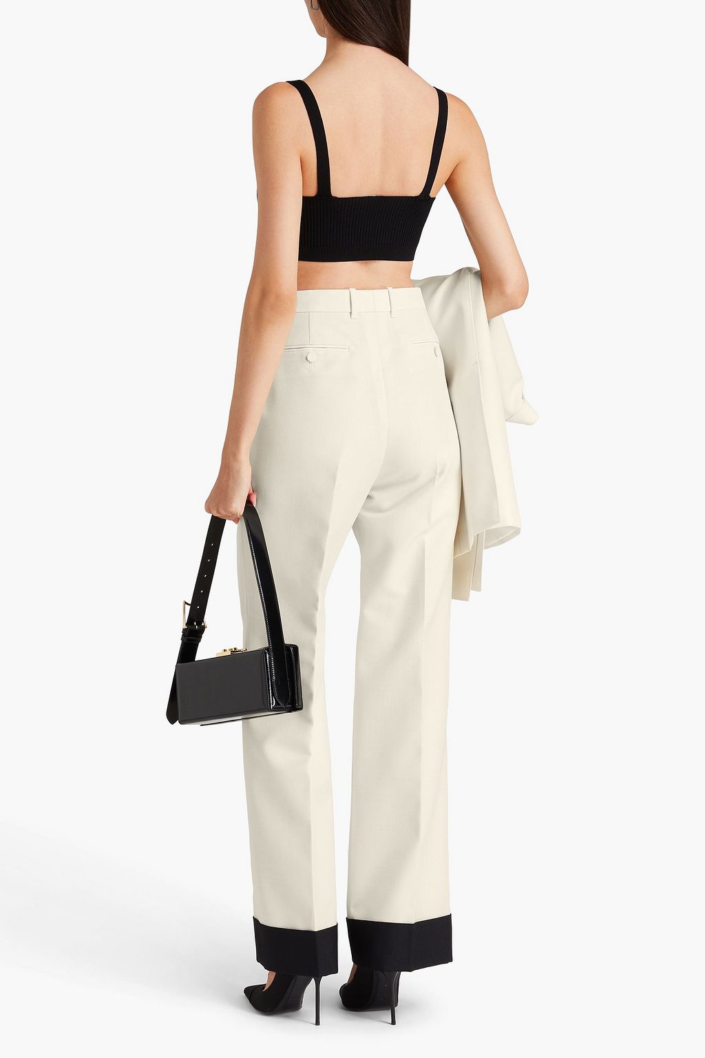 GUCCI Cotton and mohair-blend straight-leg pants | THE OUTNET
