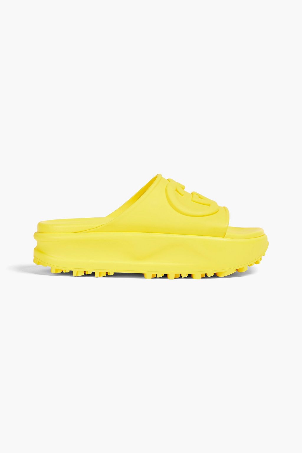 GUCCI Rubber platform slides | THE OUTNET