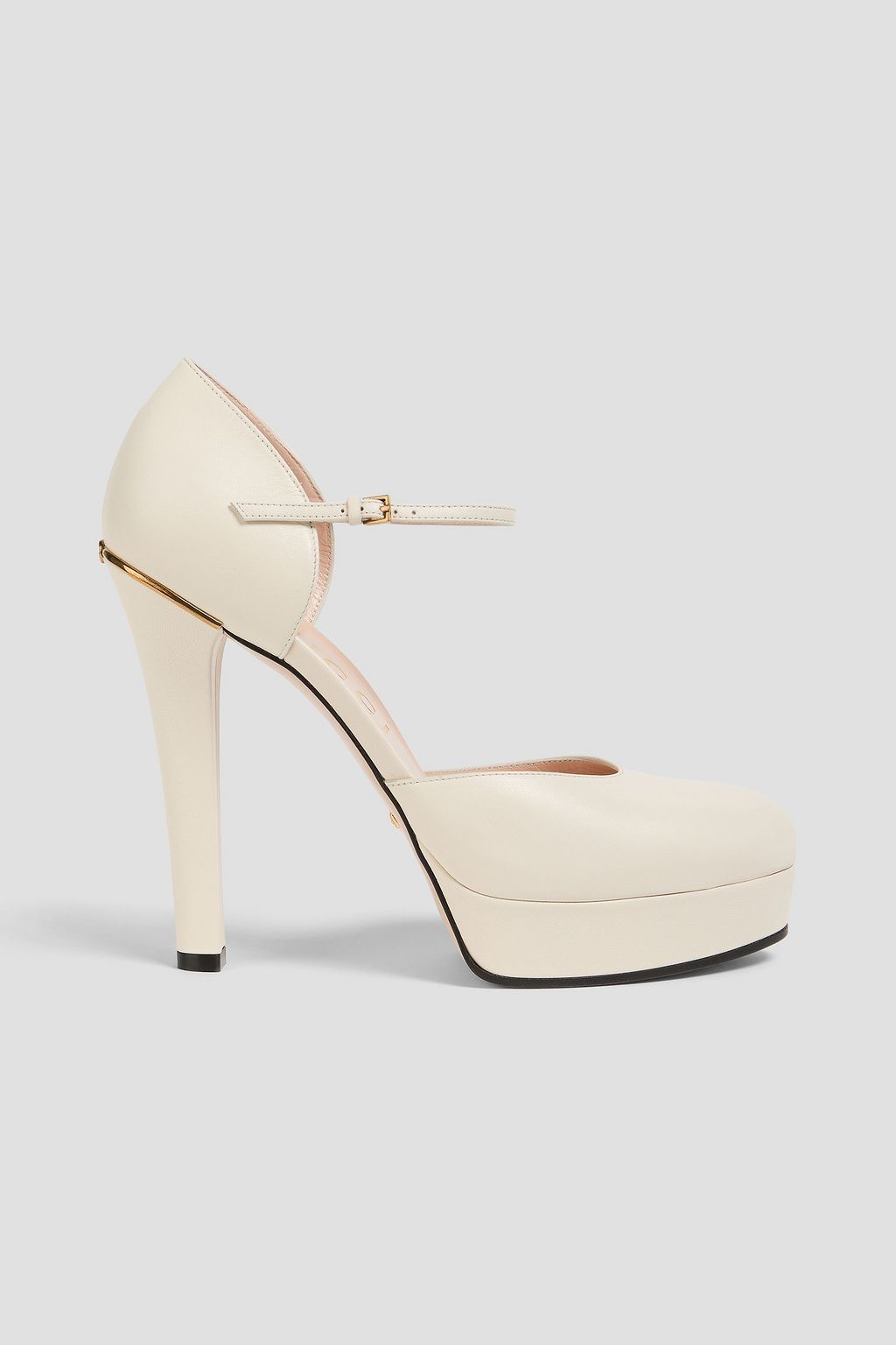 GUCCI Leather platform pumps | THE OUTNET