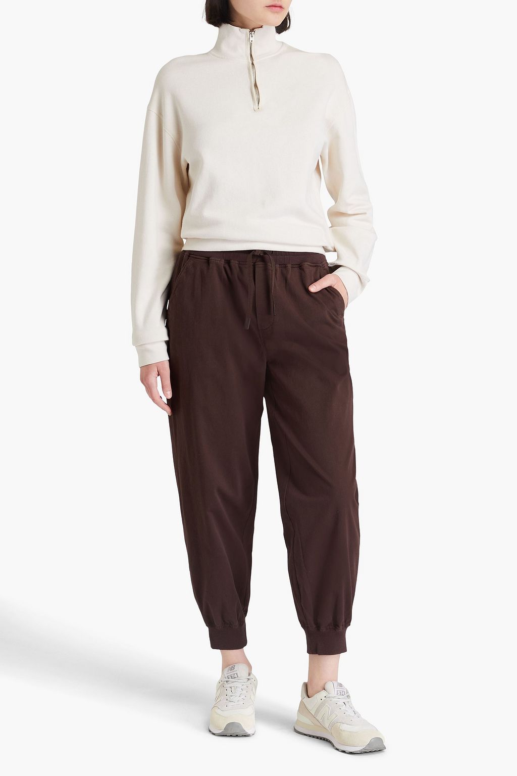 VARLEY Donovan cropped twill track pants | THE OUTNET