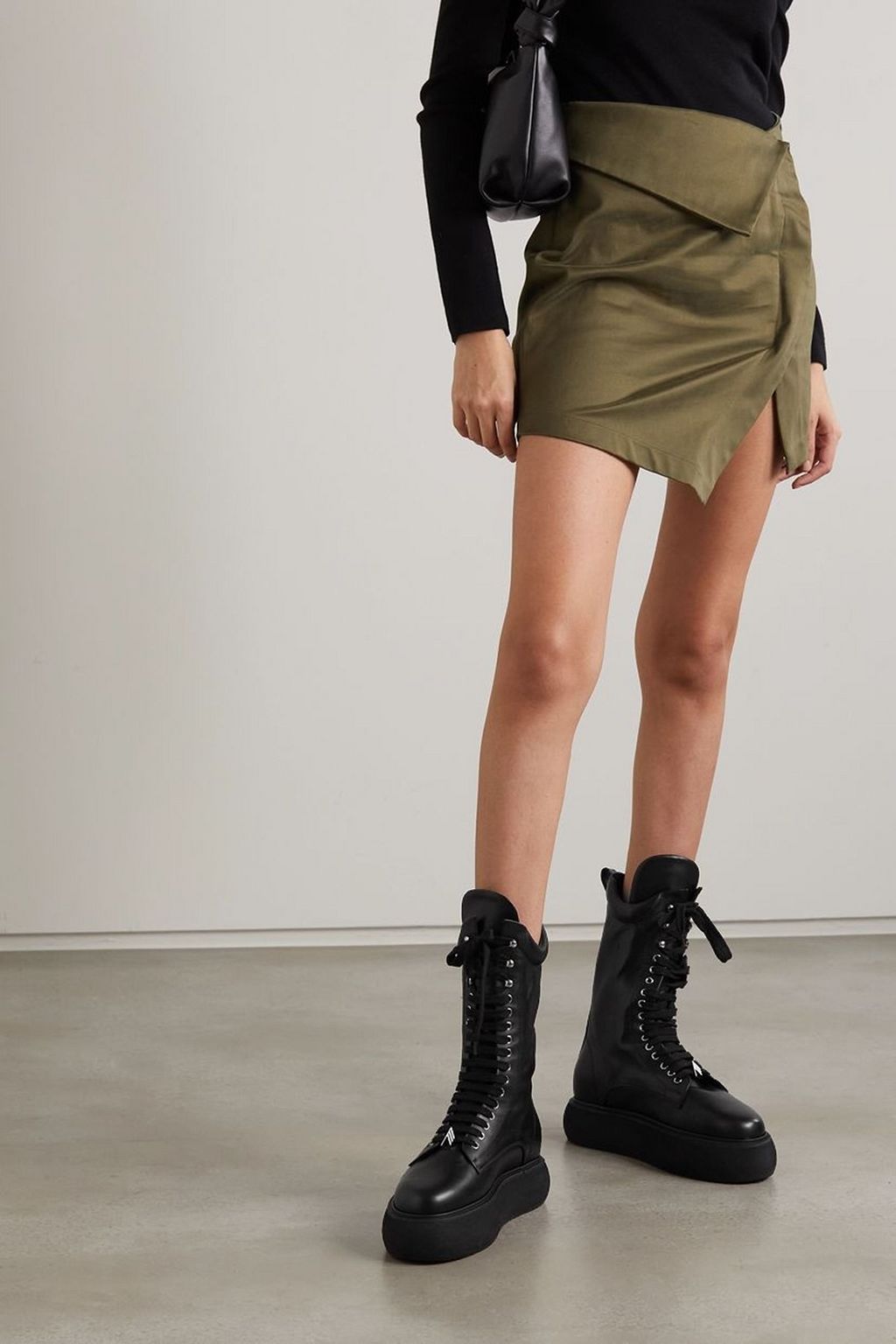 THE ATTICO Selene leather platform ankle boots | THE OUTNET
