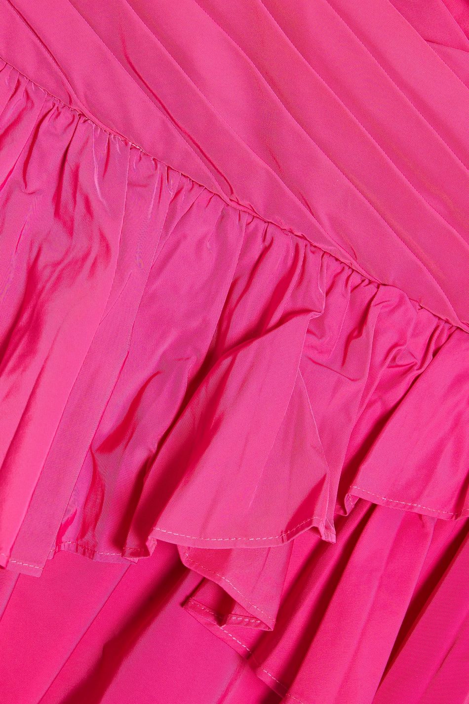 MARCHESA NOTTE Off-the-shoulder pleated ruffled taffeta gown | THE OUTNET