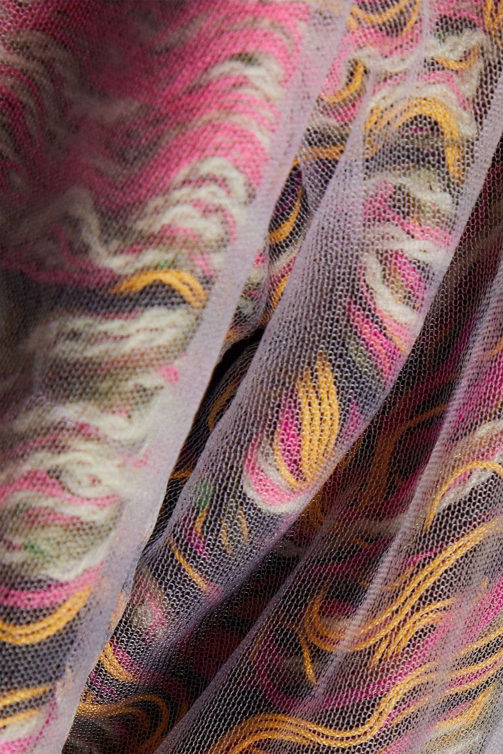 ACNE STUDIOS Layered tulle sweater | THE OUTNET