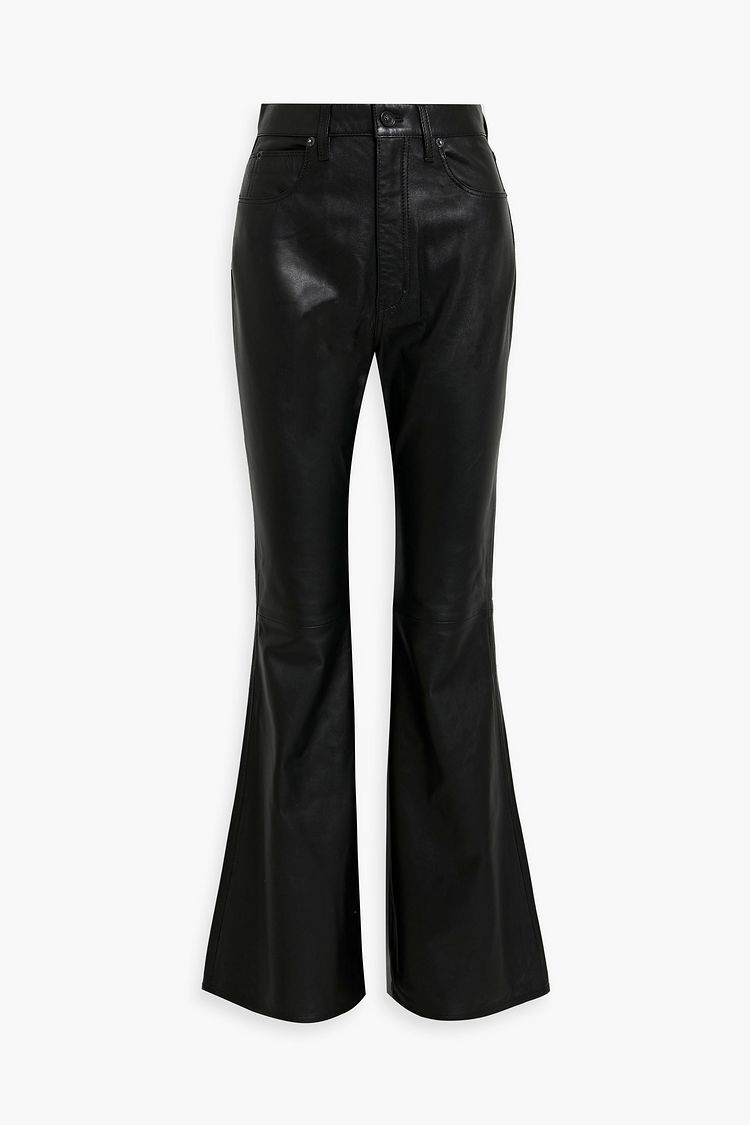 SLVRLAKE Indiana leather flared pants | THE OUTNET