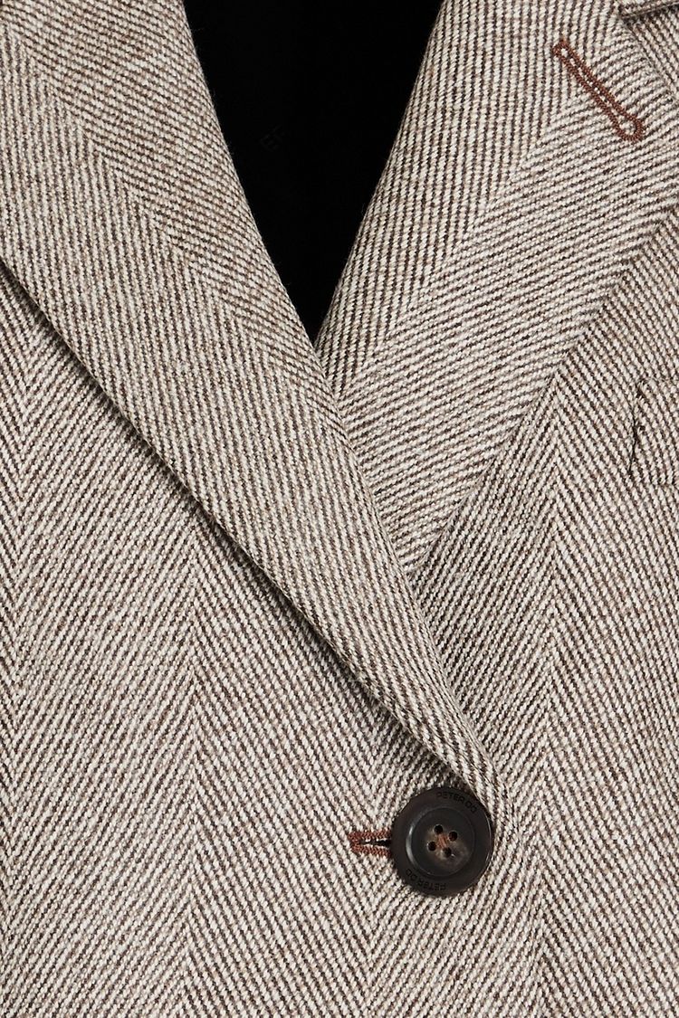 PETER DO Cropped herringbone merino wool blazer | THE OUTNET