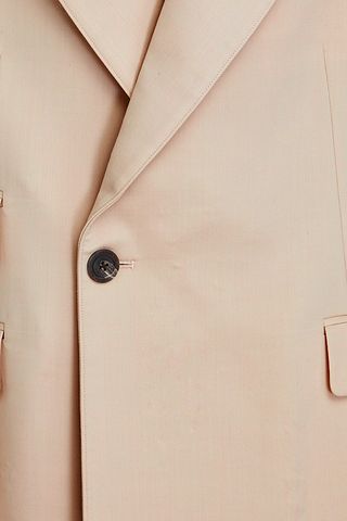 PETER DO Double-breasted cutout twill blazer | THE OUTNET