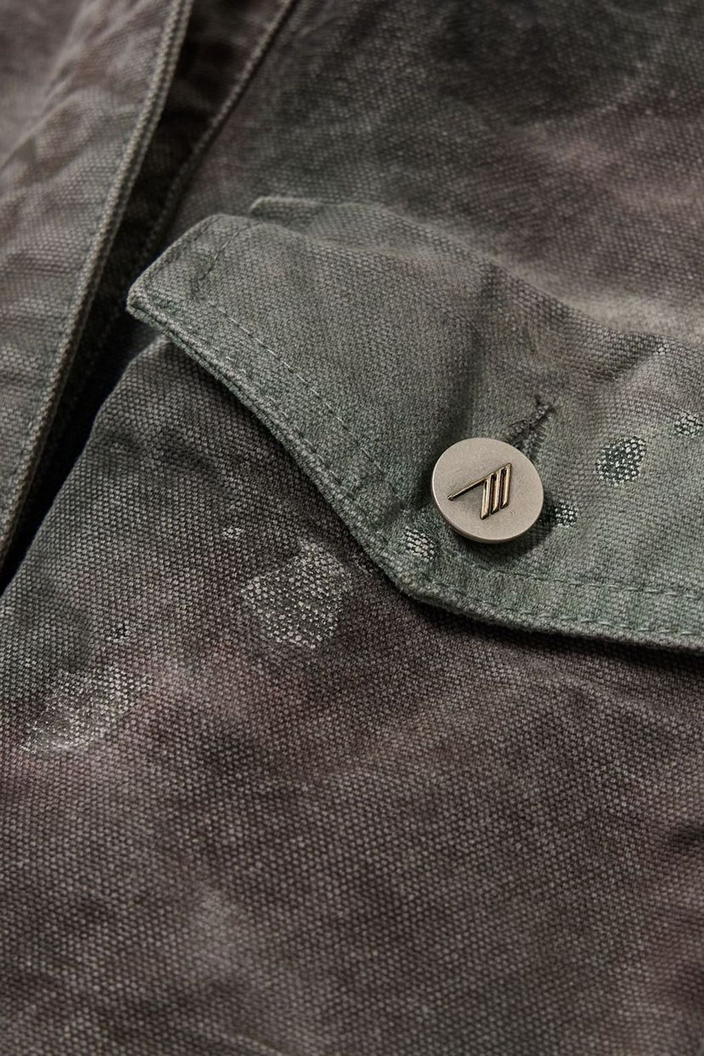 THE ATTICO Fern camouflage-print denim jacket | THE OUTNET