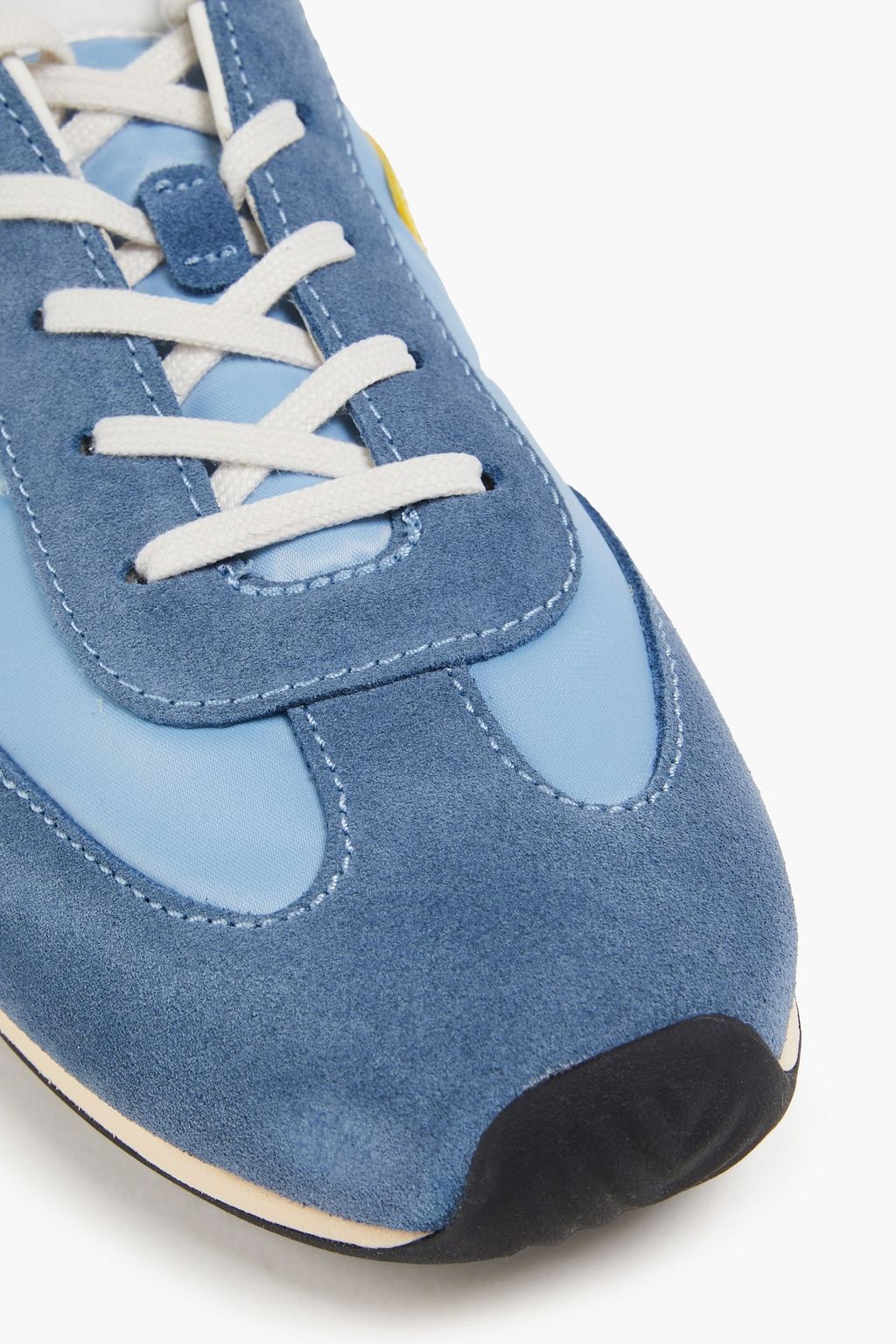 RAG & BONE Retro Runner shell, suede and leather sneakers | THE OUTNET