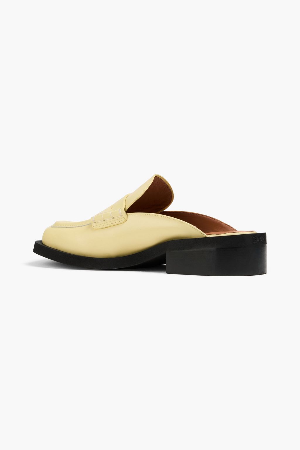 GANNI Leather mules | THE OUTNET