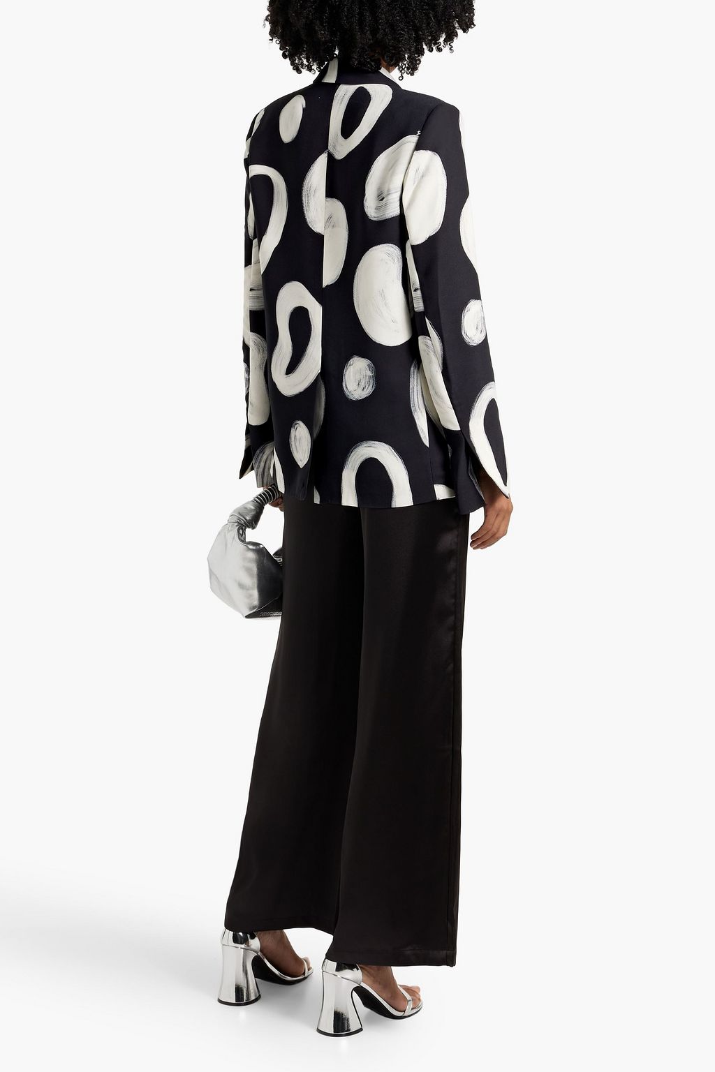 SIMON MILLER Lennox printed crepe blazer | THE OUTNET