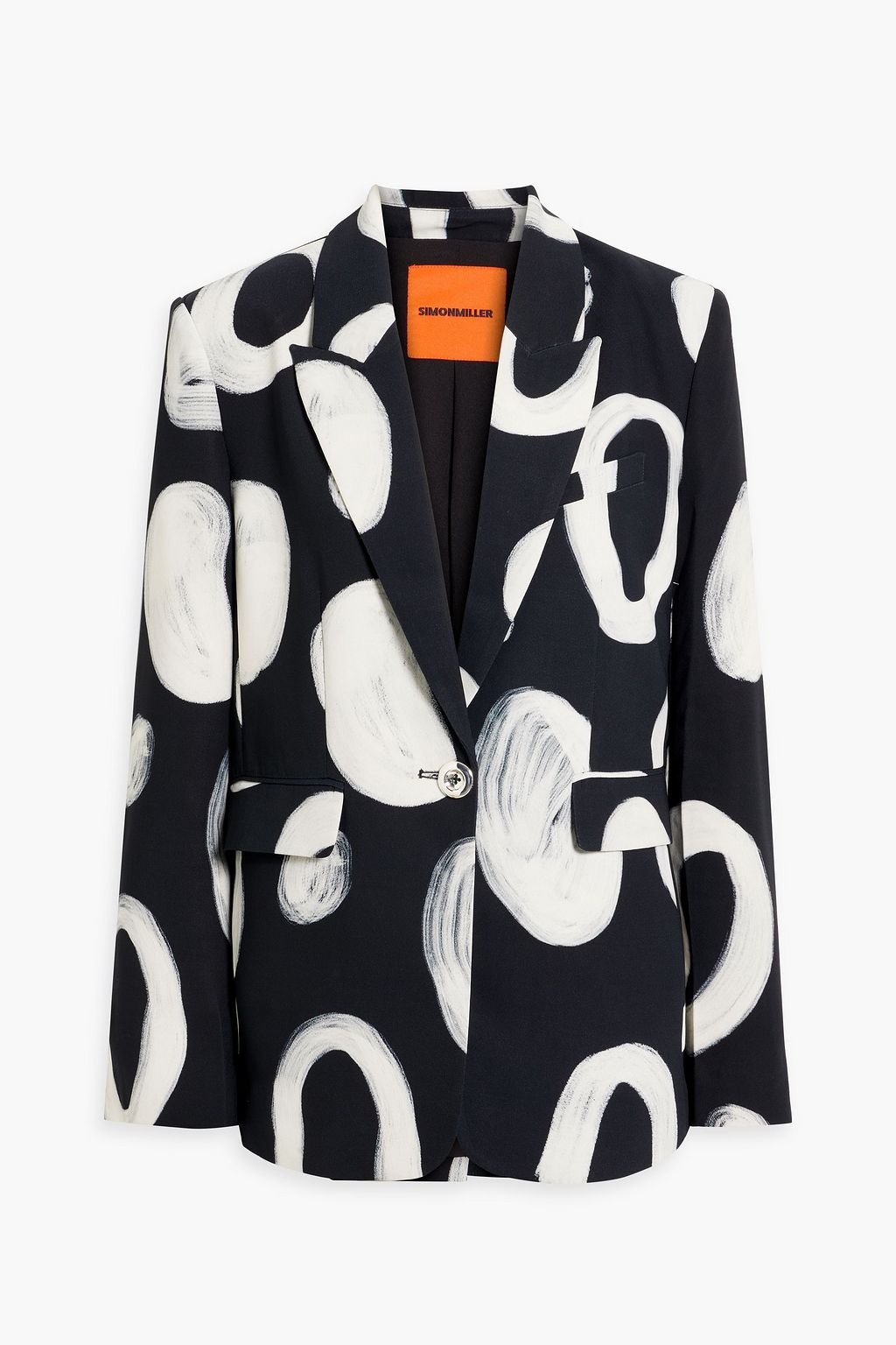 SIMON MILLER Lennox printed crepe blazer | THE OUTNET