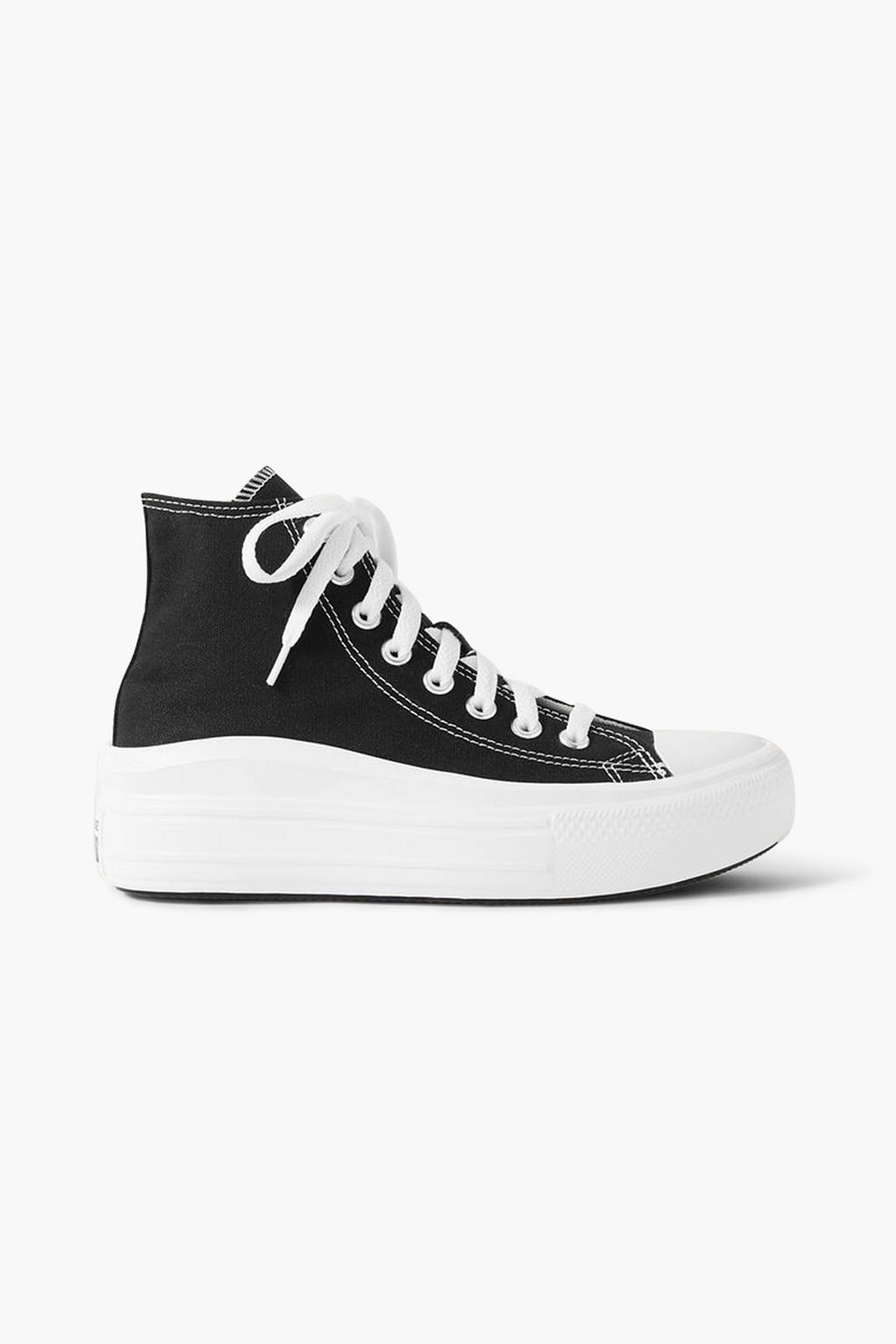 CONVERSE Chuck Taylor All Star Move canvas high-top platform sneakers ...