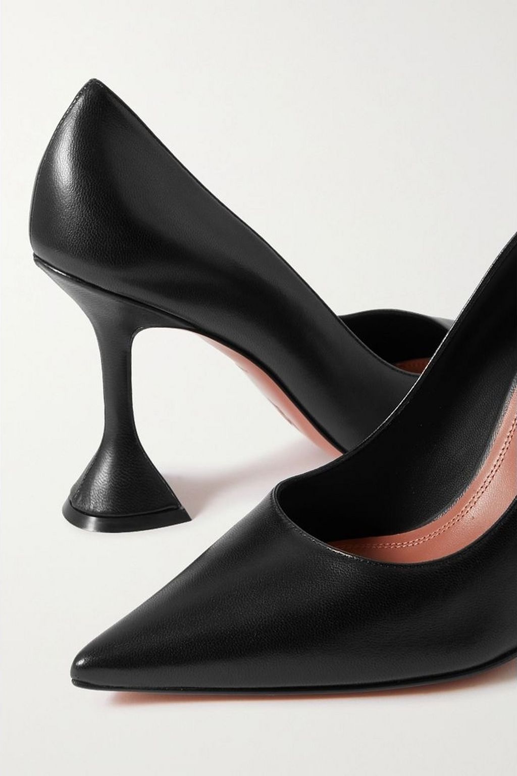 AMINA MUADDI Ami leather pumps | THE OUTNET