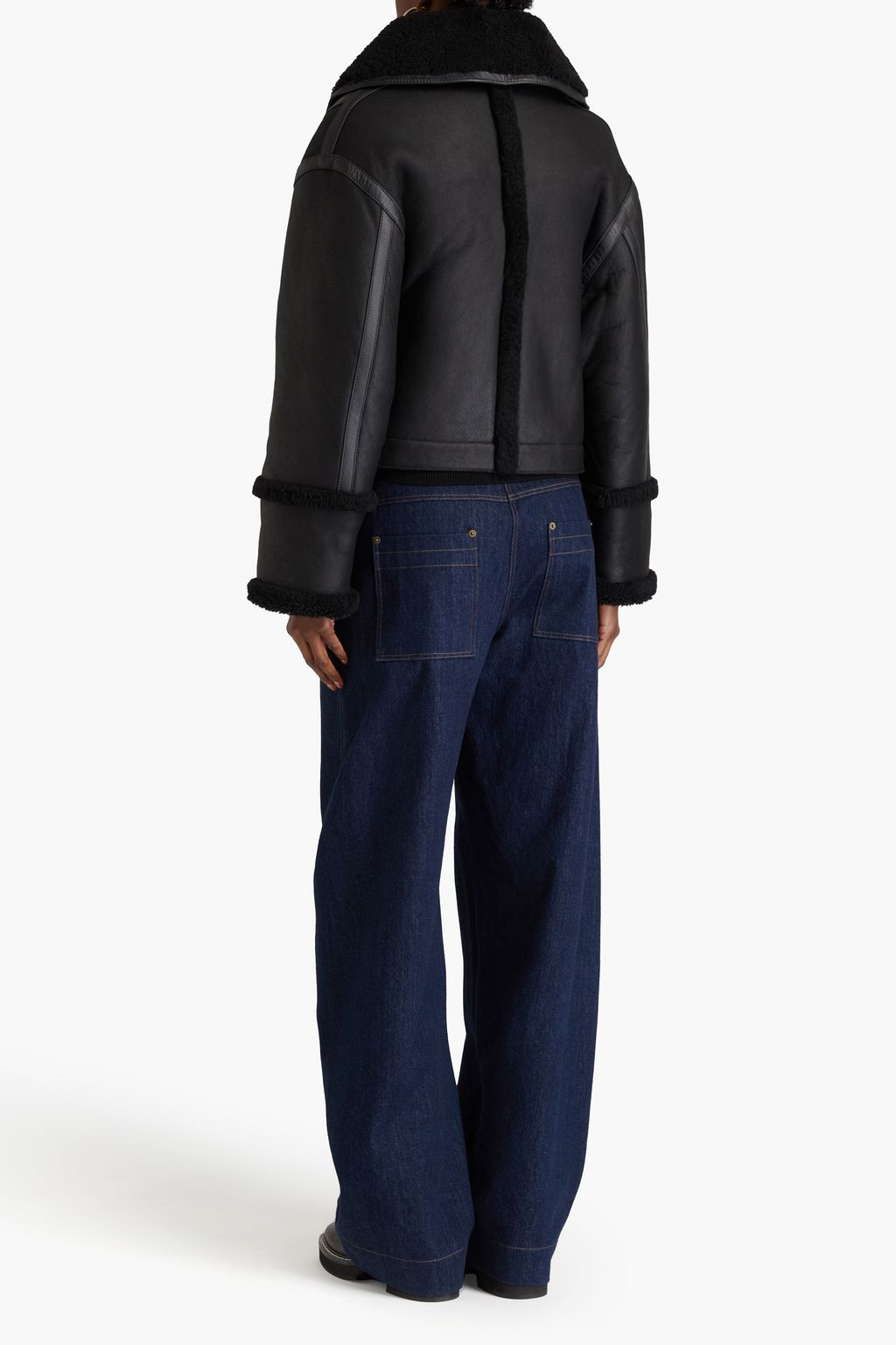 VICTORIA BECKHAM Shearling jacket | THE OUTNET