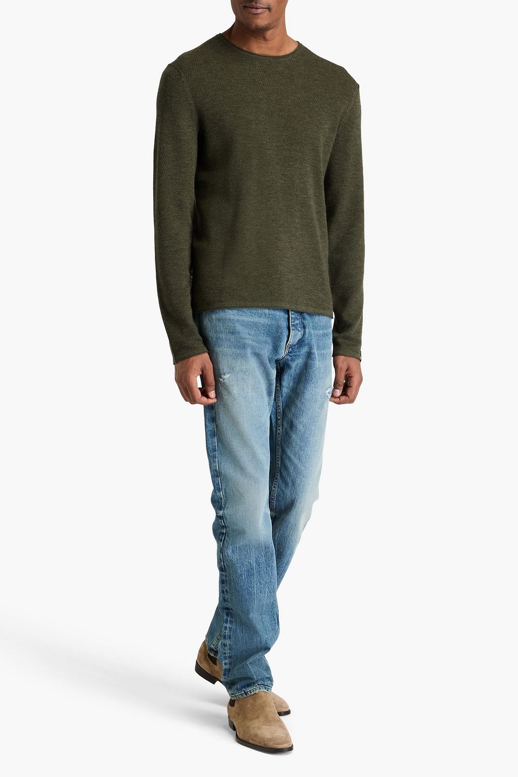 RAG & BONE Collin merino wool-blend sweater | THE OUTNET