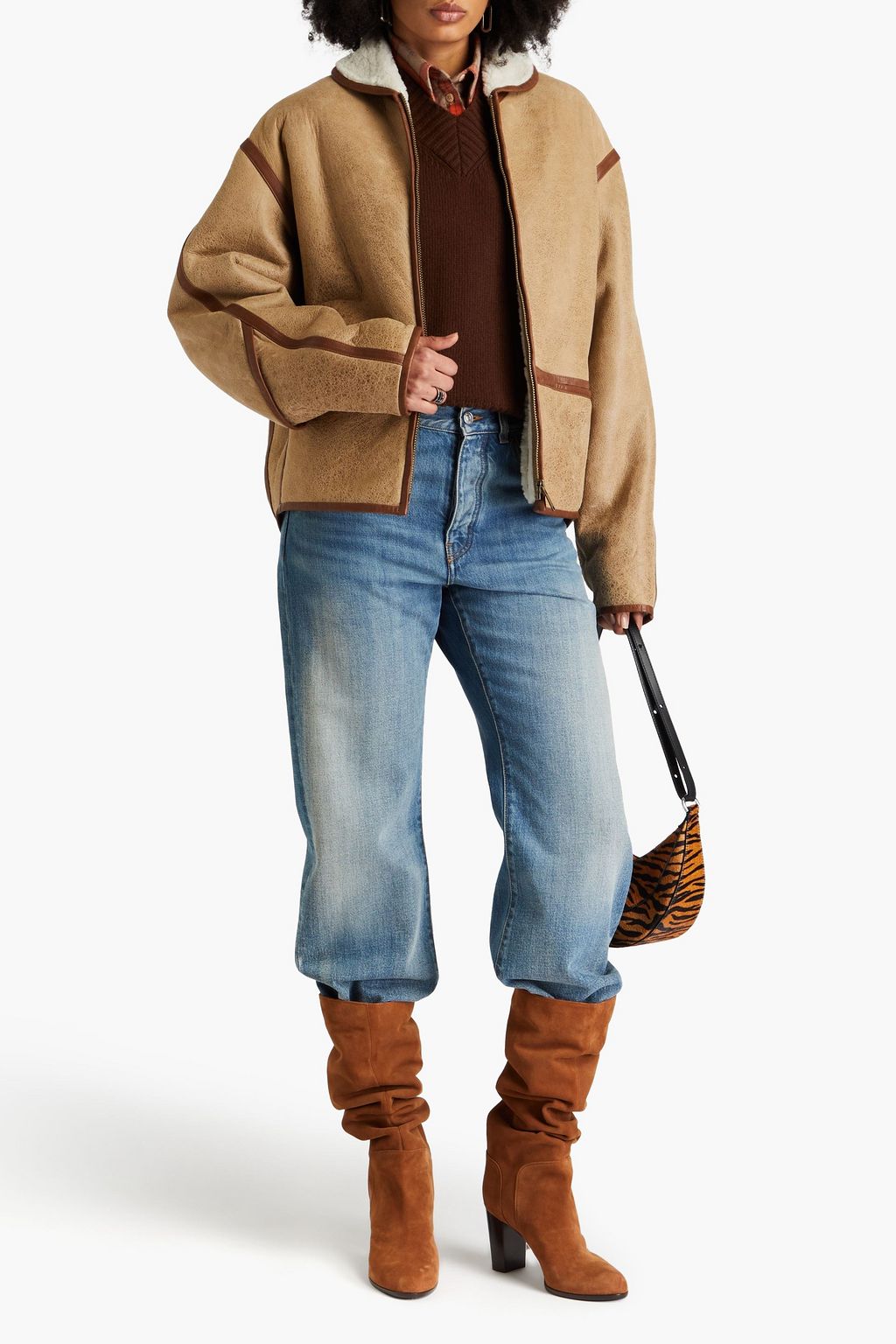 ISABEL MARANT Shearling jacket | THE OUTNET