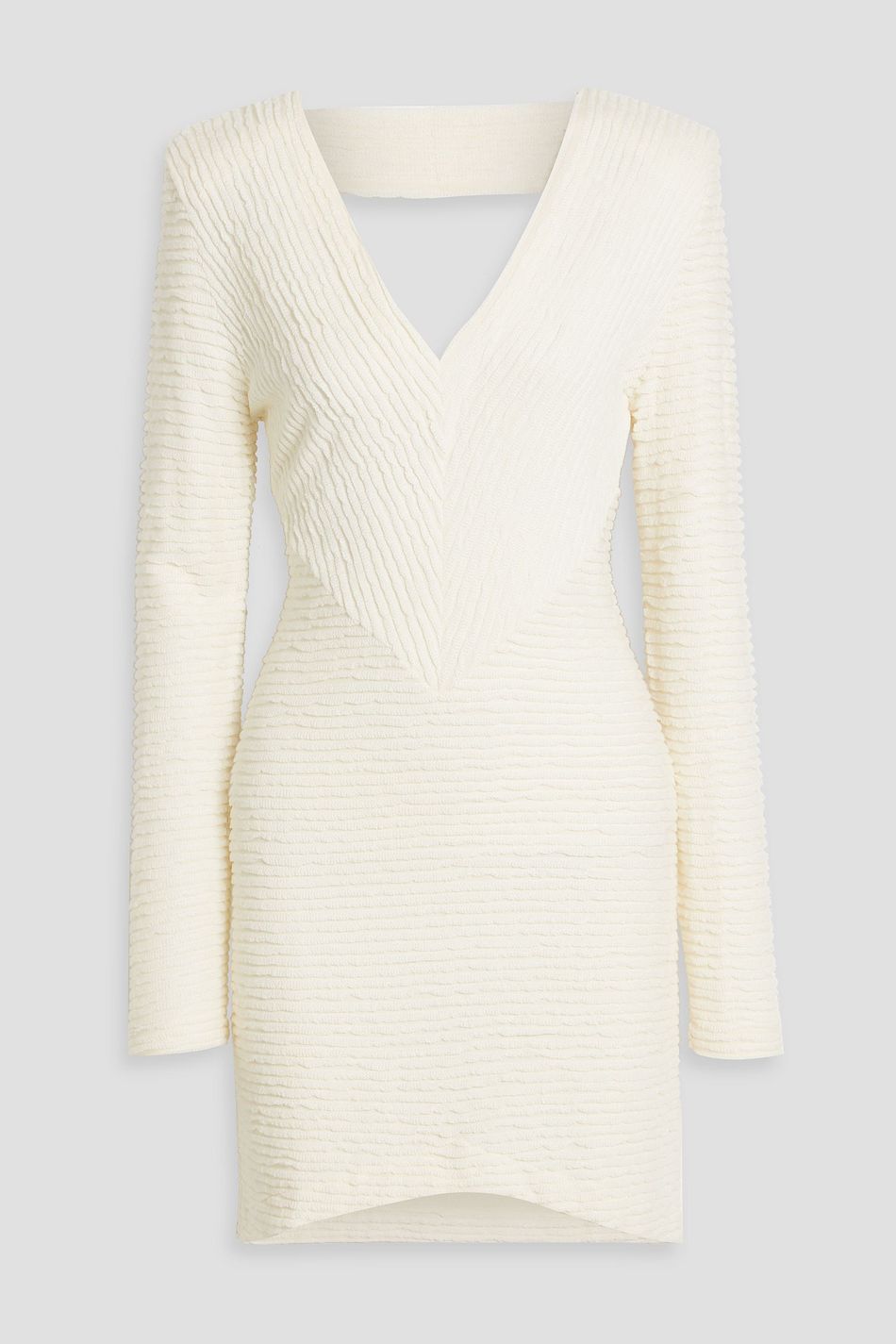 IRO Othilie ribbed-knit mini dress | THE OUTNET