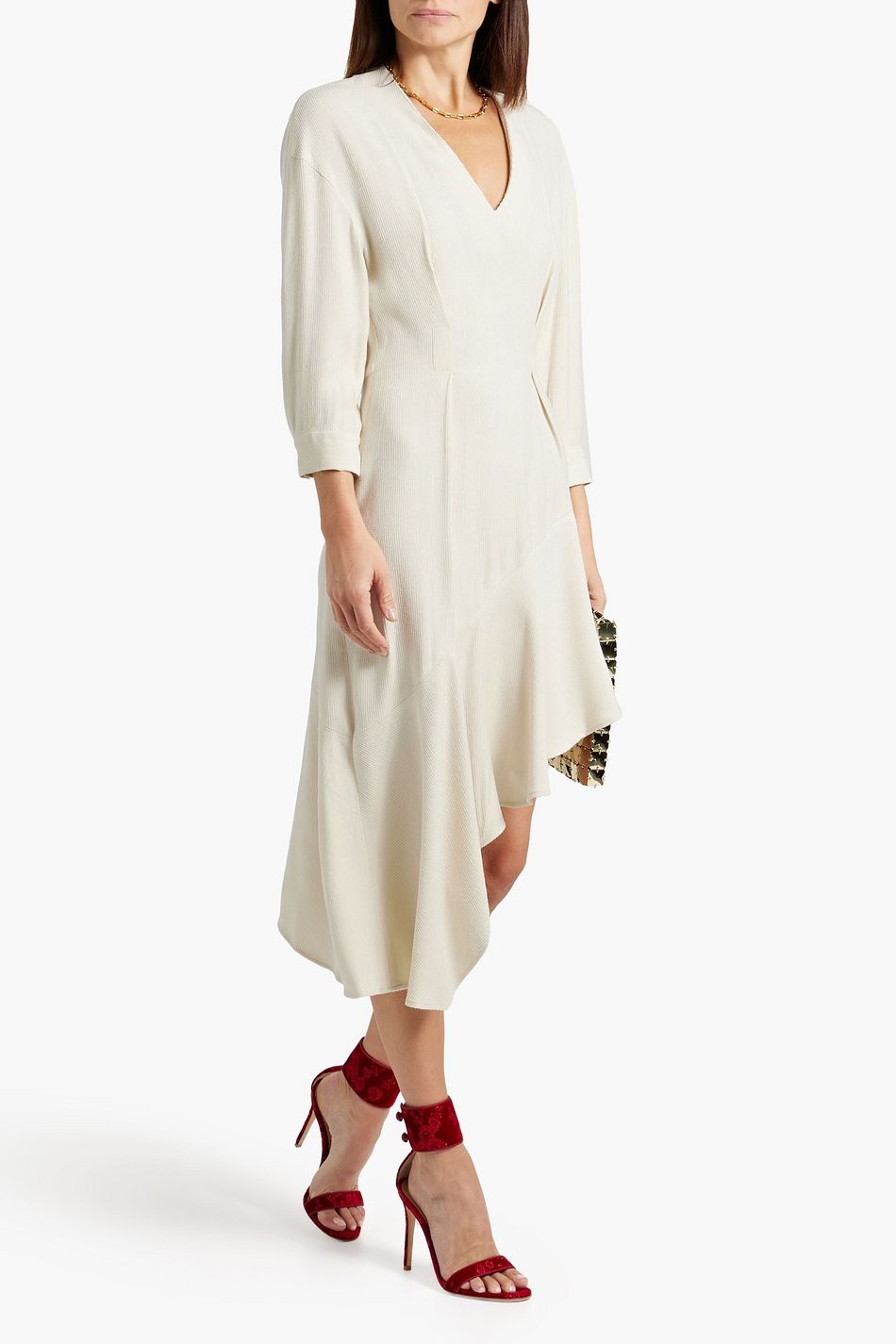 IRO Izae asymmetric chenille dress | THE OUTNET