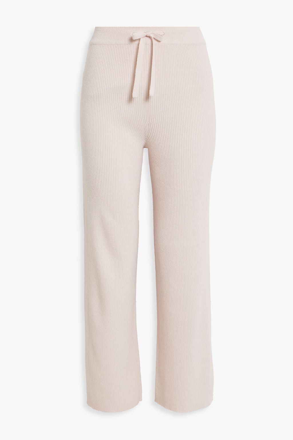 LISA YANG Heather cropped ribbed cashmere straight-leg pants | THE OUTNET