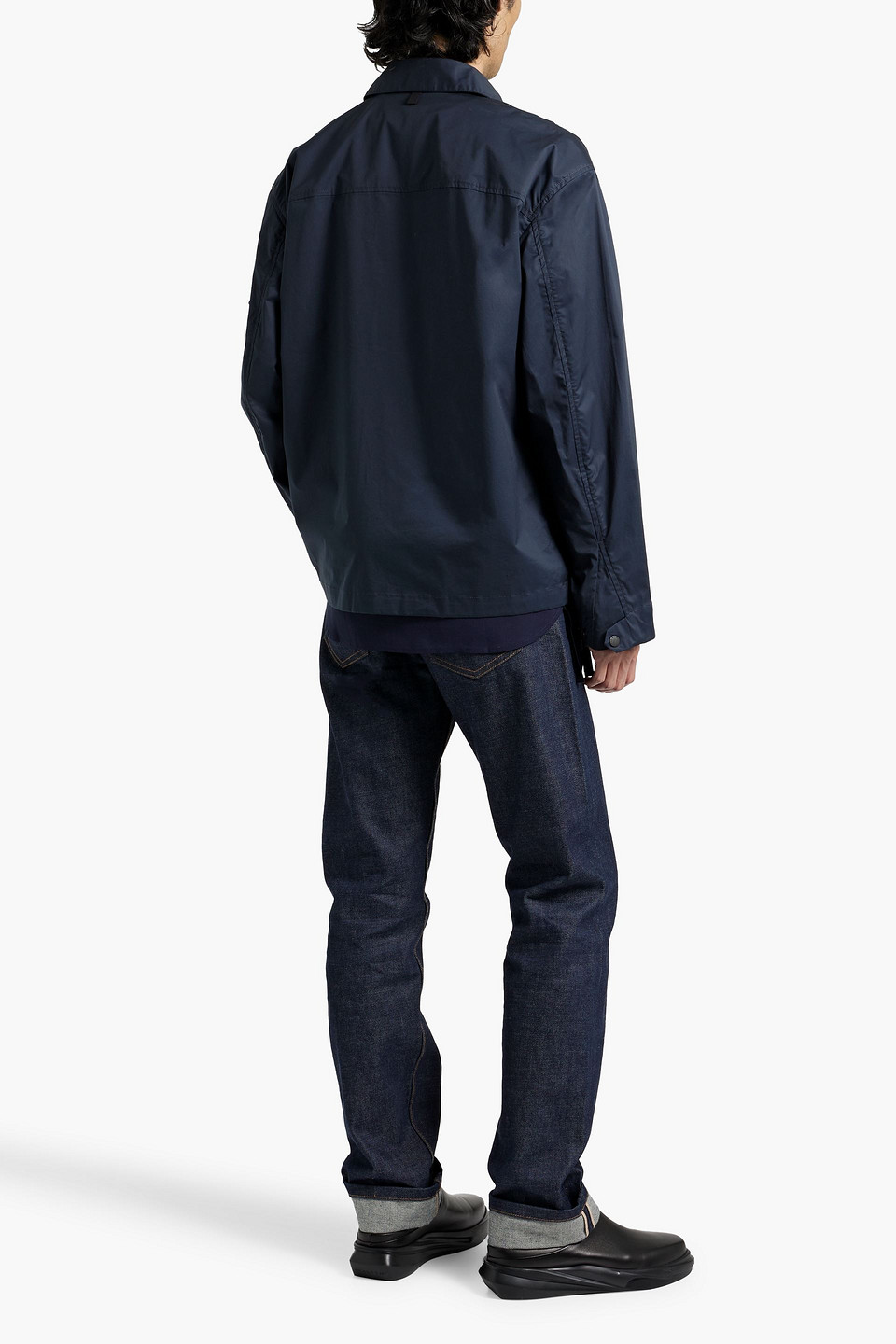 Rag & Bone Cade Cotton-poplin Jacket In Midnight Blue | ModeSens