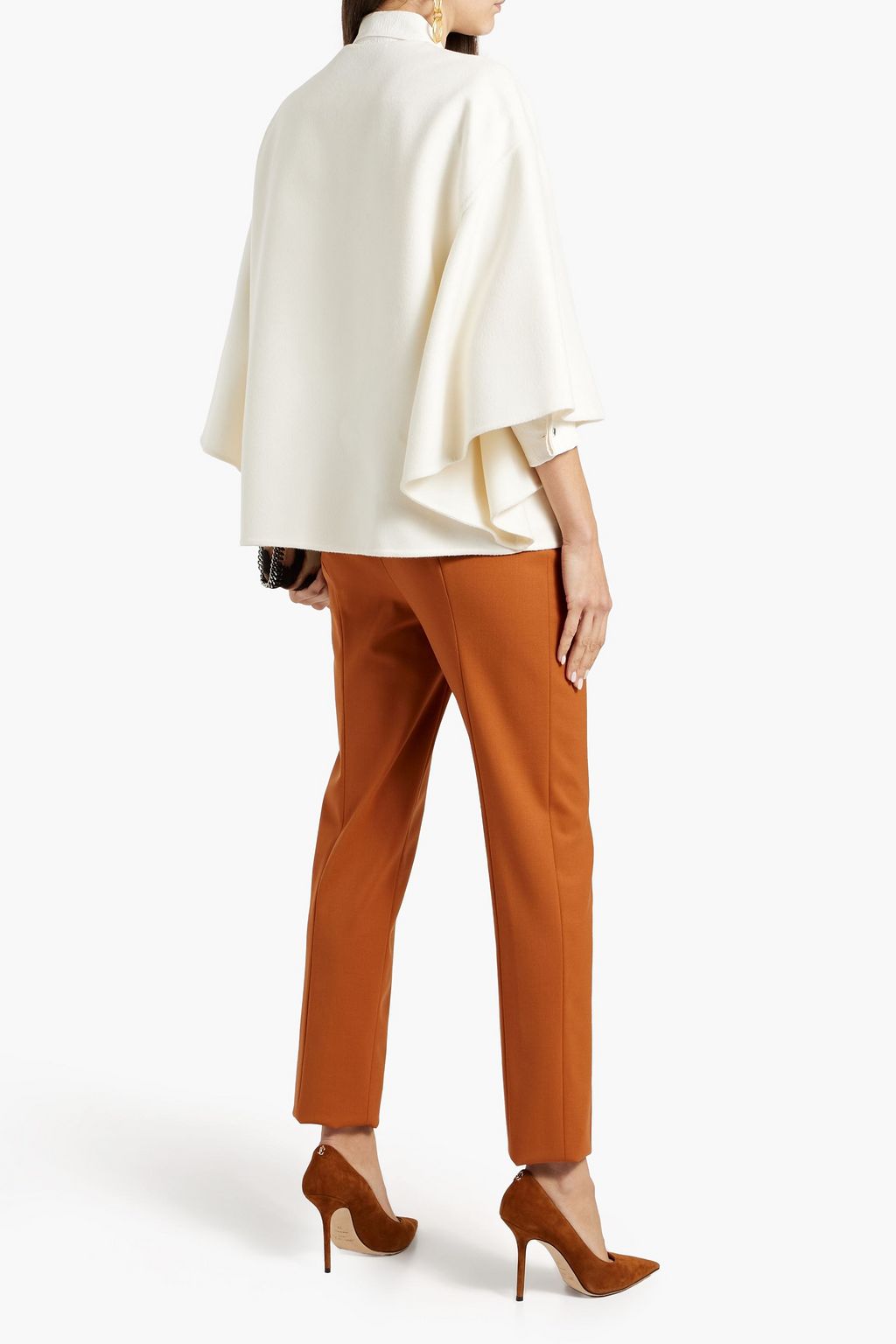 VALENTINO GARAVANI Wool and cashmere-blend felt cape | THE OUTNET