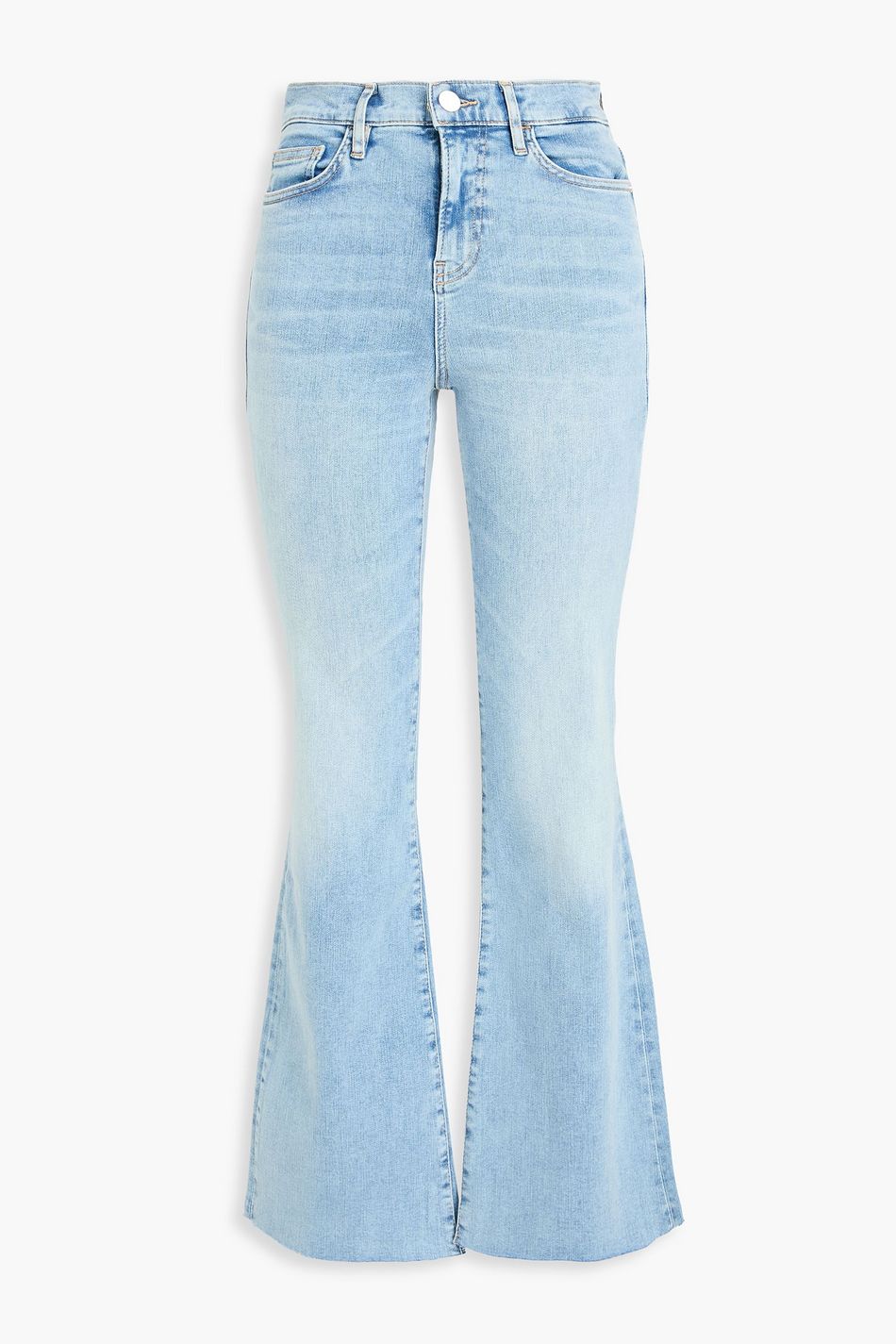 FRAME Le Easy Flare high-rise flared jeans | THE OUTNET